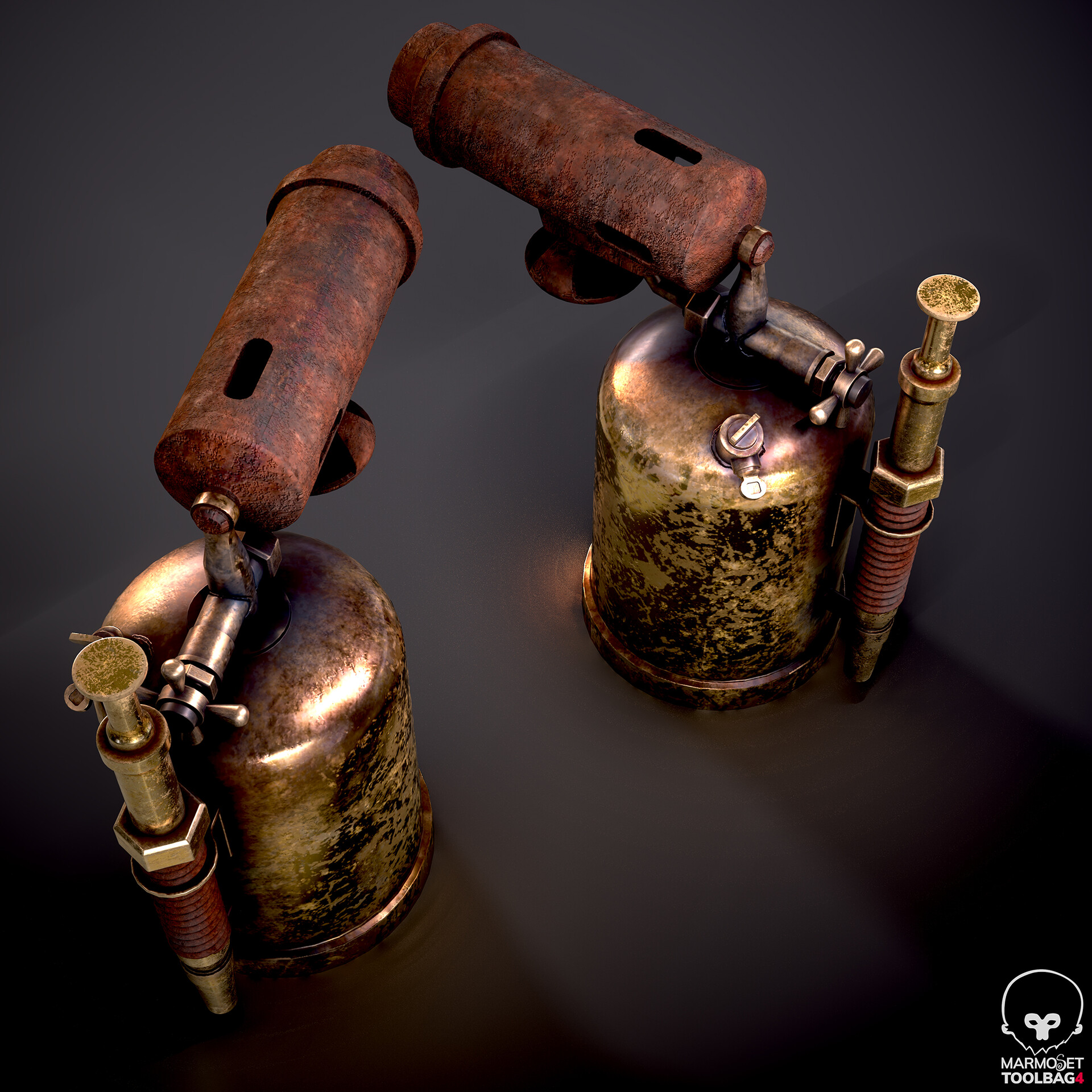KAMESH KAUSHIK - REALISTIC BLOW TORCH 3D MODEL