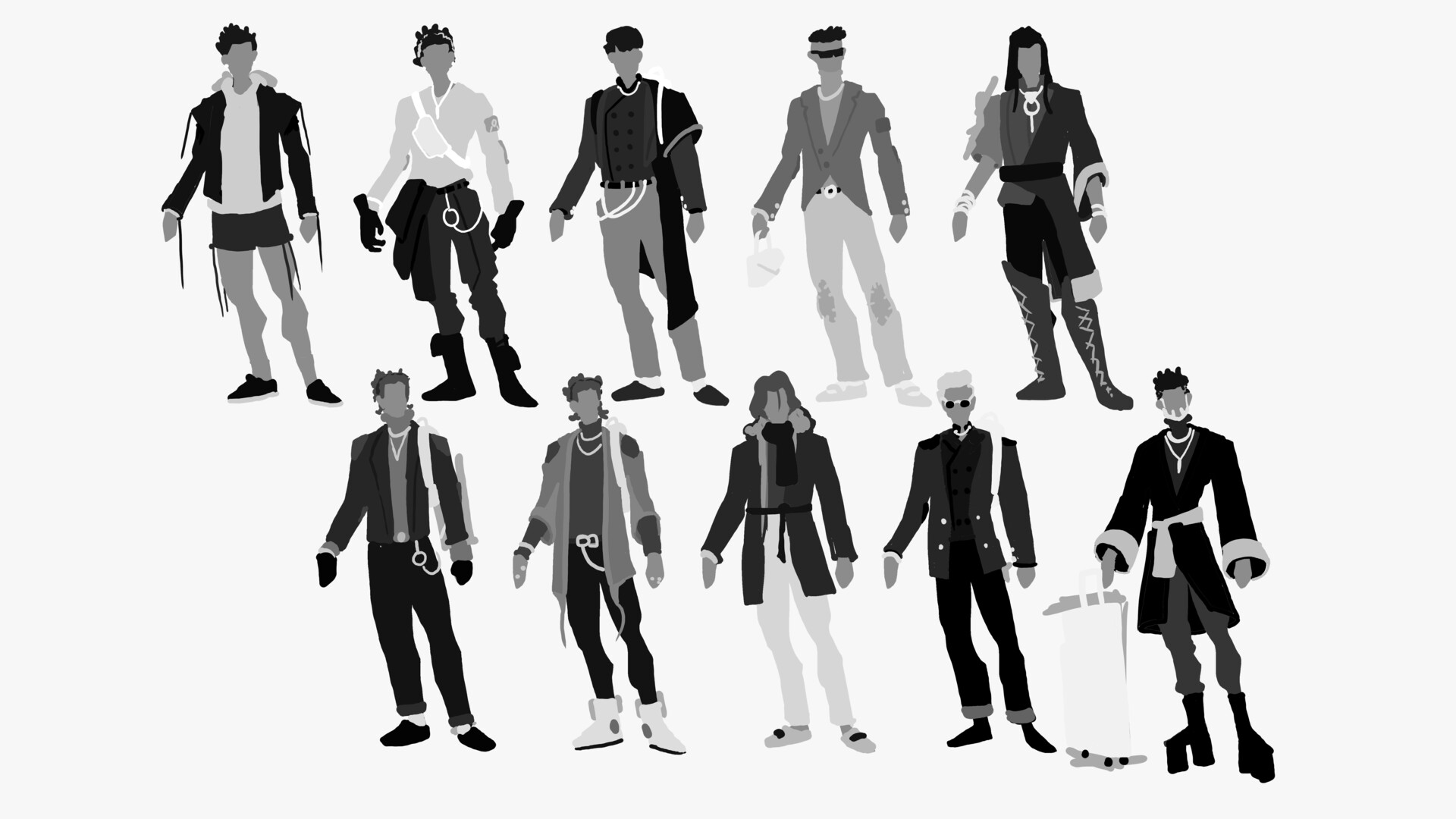 Tristan H. Adam - Alex Hallhey Concept Work