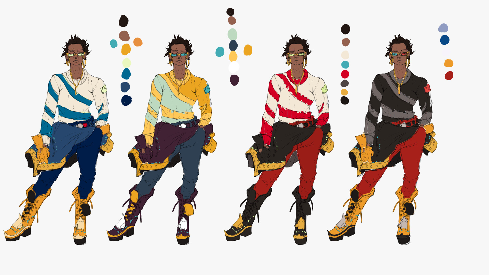 Tristan H. Adam - Alex Hallhey Concept Work