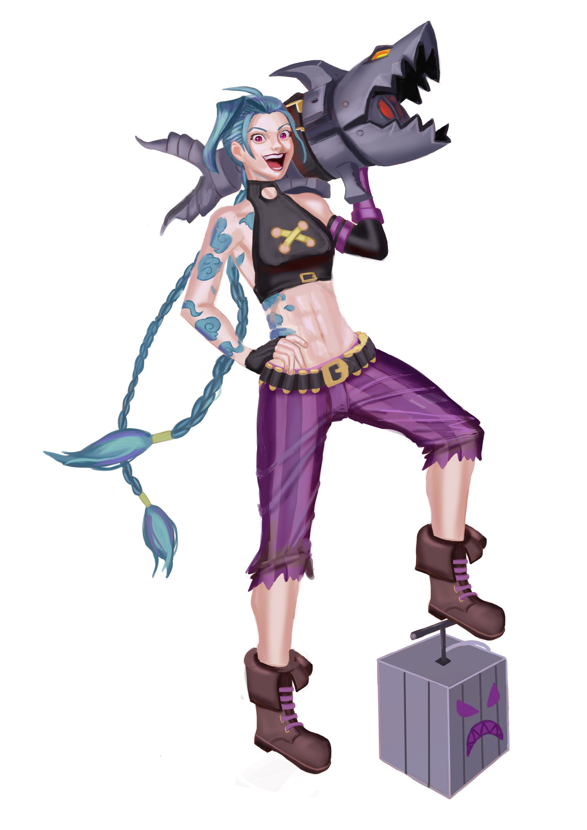 ArtStation - Character Design-Jinx (Arcane)