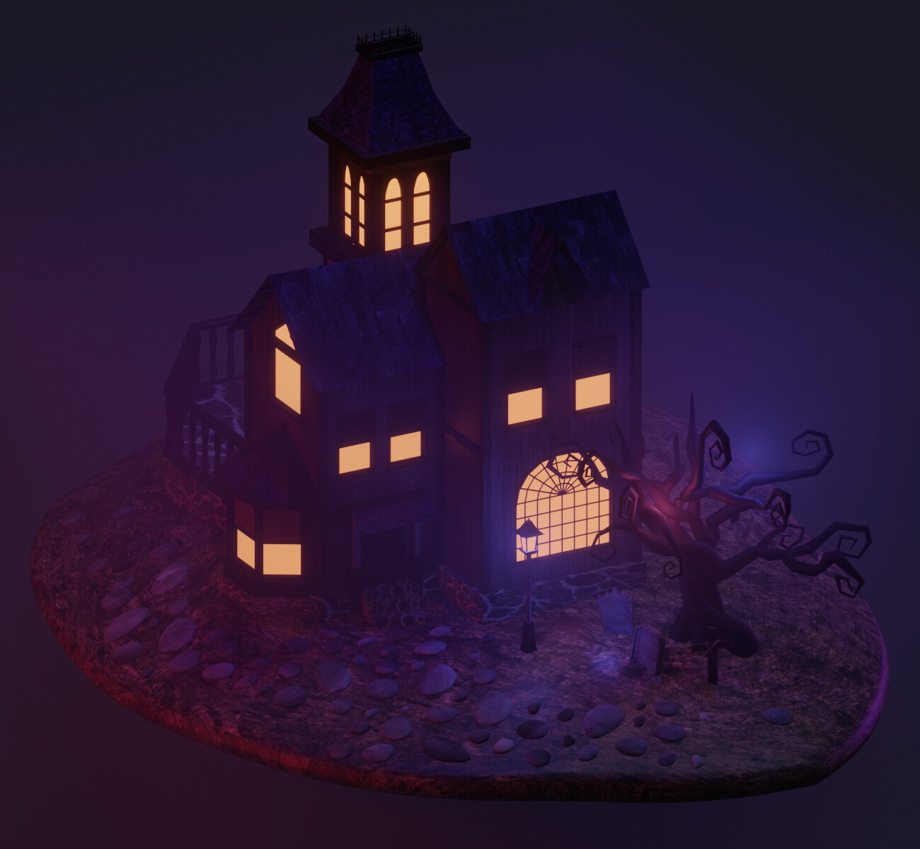 ArtStation - Halloween house