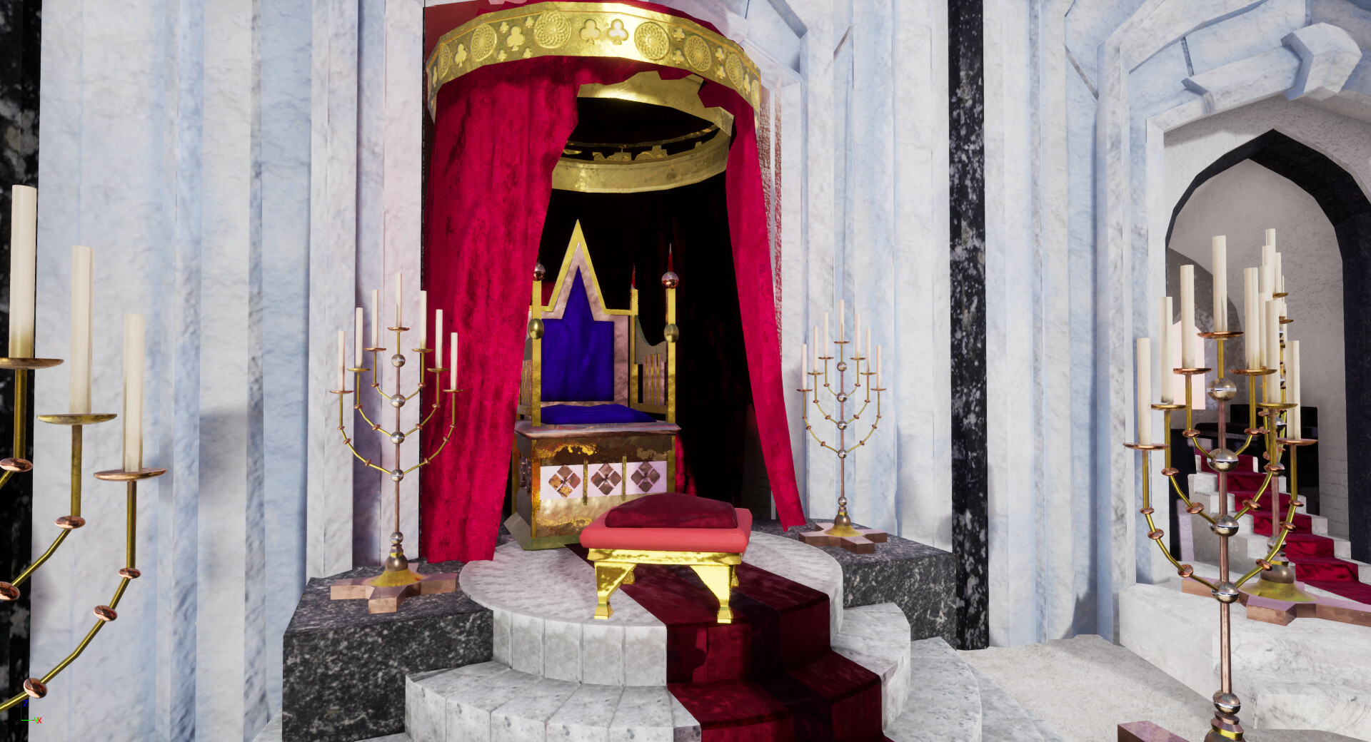 ArtStation - The Throne hall of Henry IV