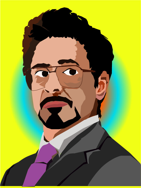 ArtStation - Tony Stark Illustration