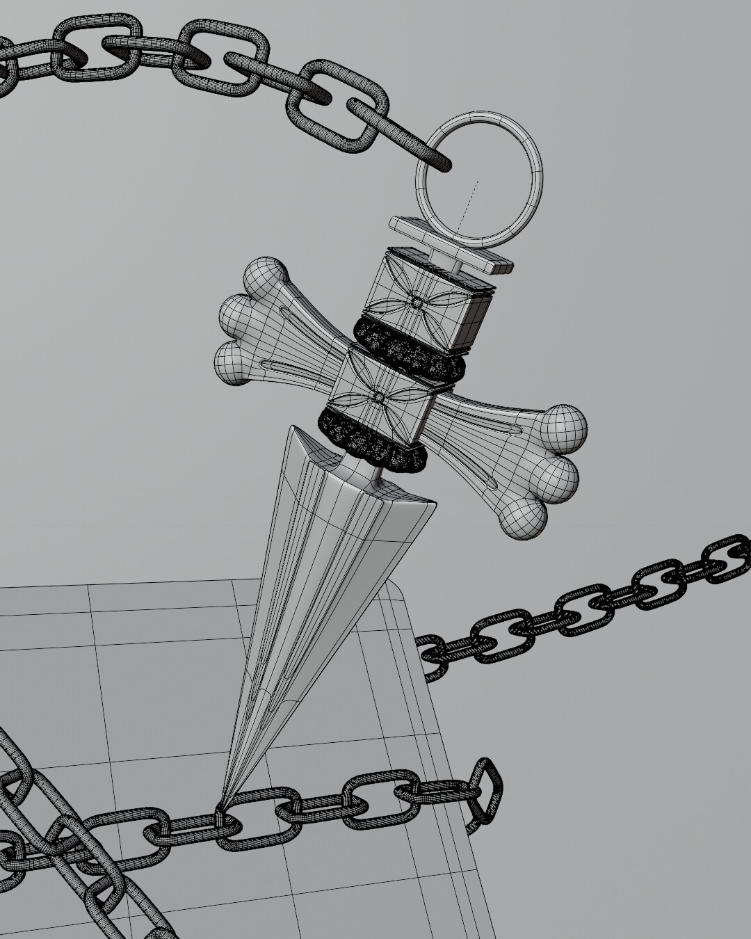 Simone Cotogno - Hunter x Hunter Fan Art Cards - Kurapika's Judgment Chain