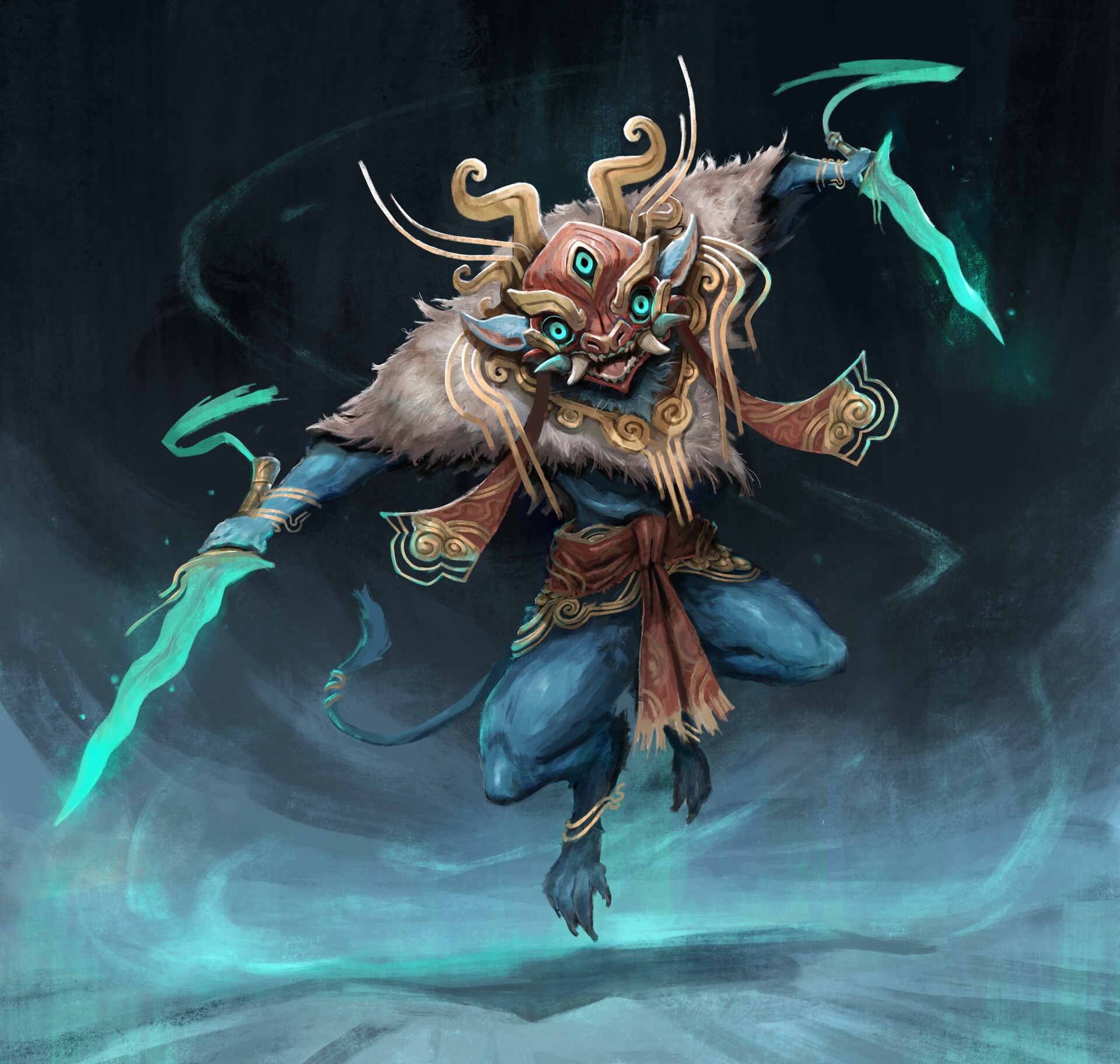 ArtStation - Masked Warrior