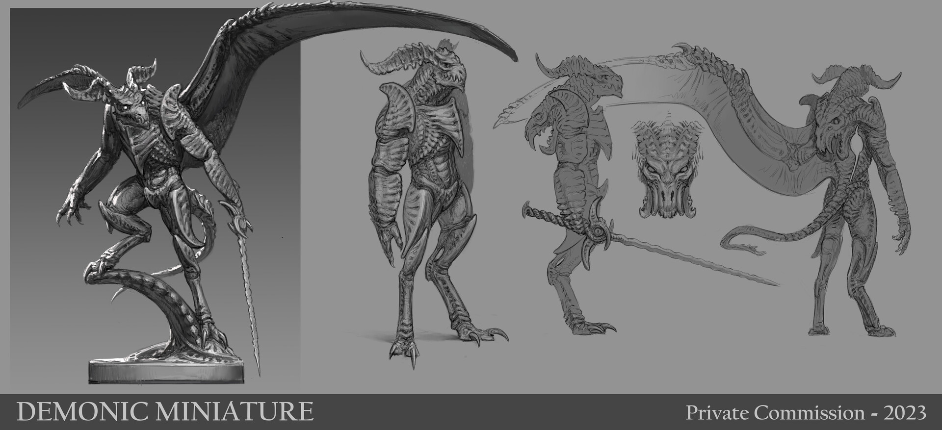 ArtStation - Demonic Miniature