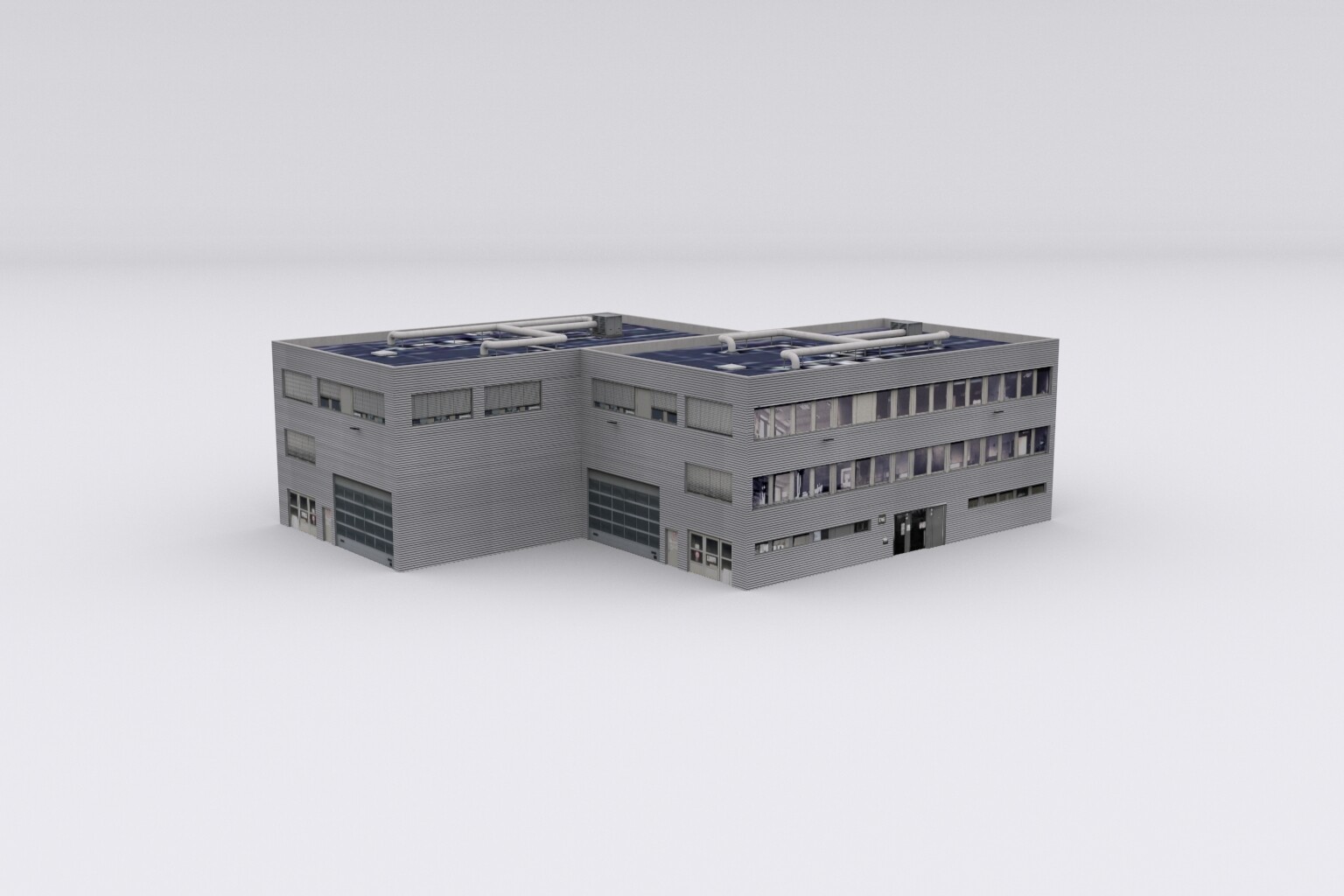 ArtStation - low -res buildings from max and photoshop