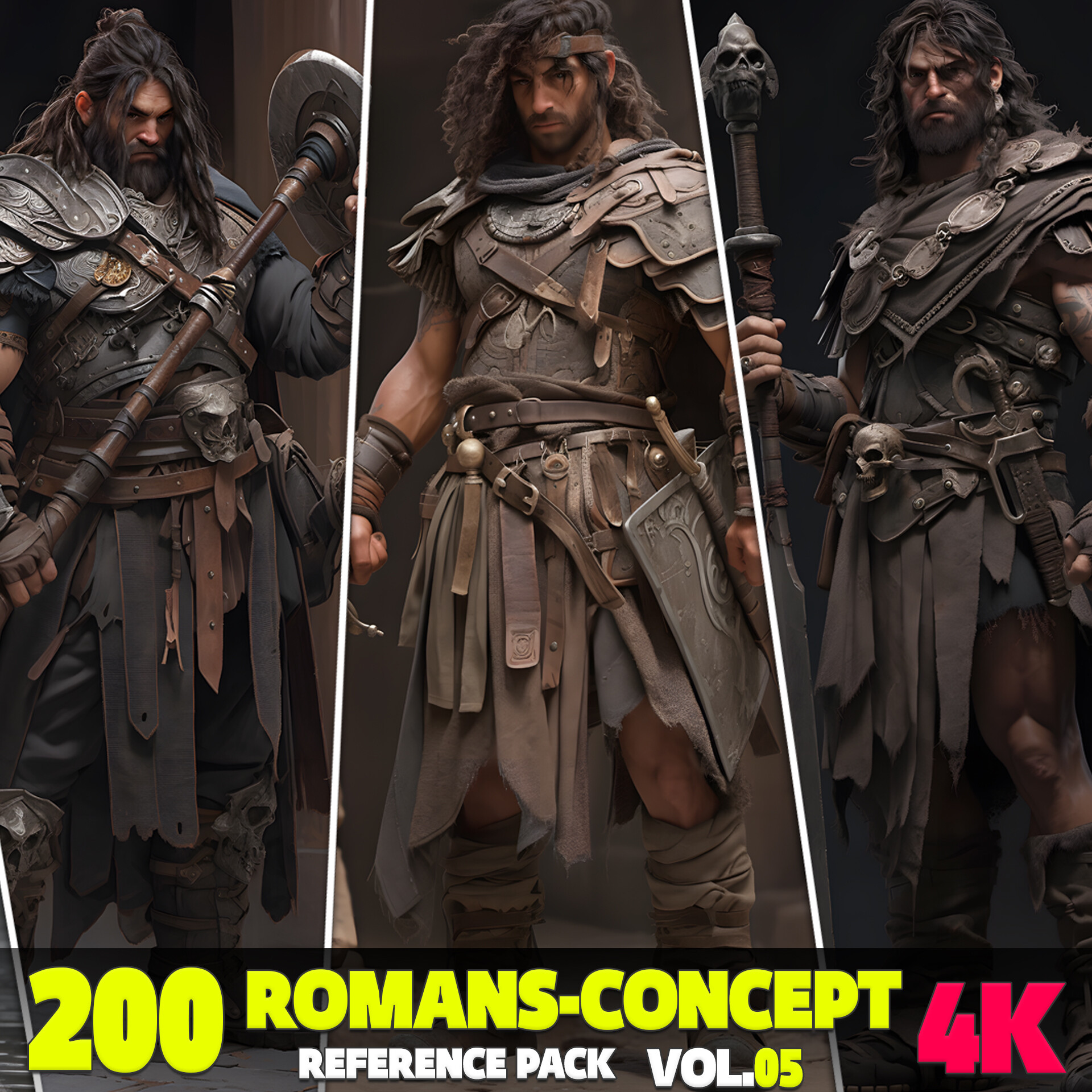 ArtStation - 200 4K Romans-Concept Reference Pack Vol.05