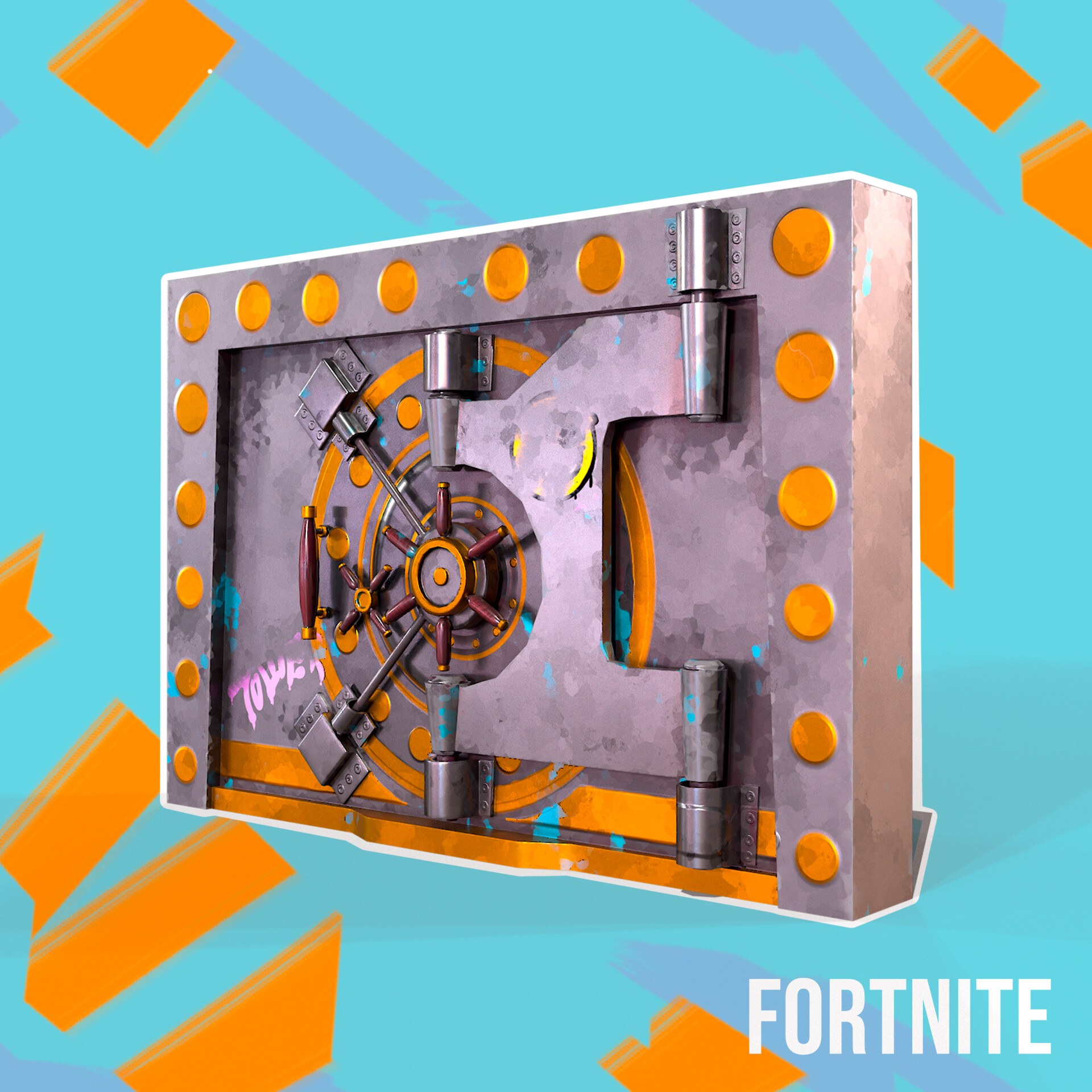 ArtStation - Bank door