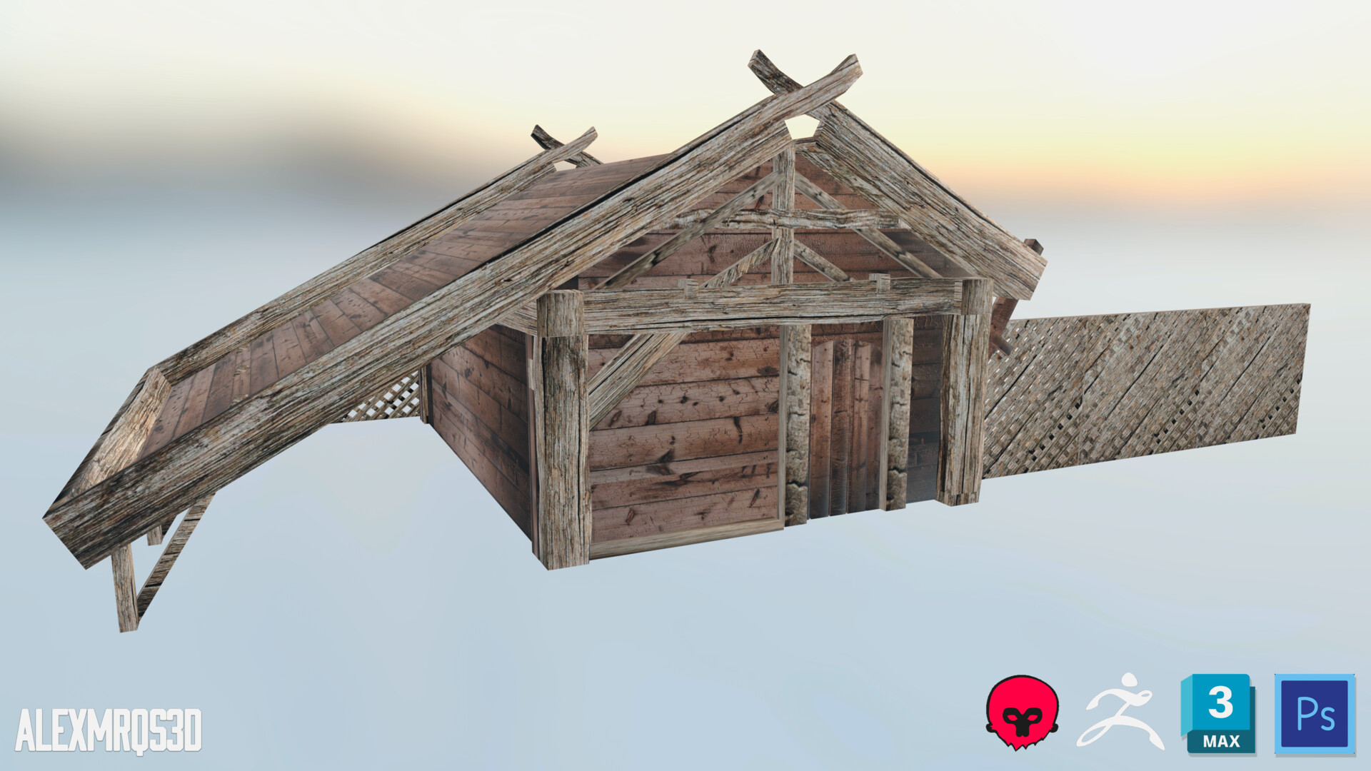 Alexandre Marques - Thor Hammer (God Of War) + House + Unity Scene