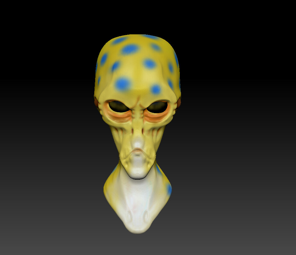 ArtStation - Stylized Alien Model