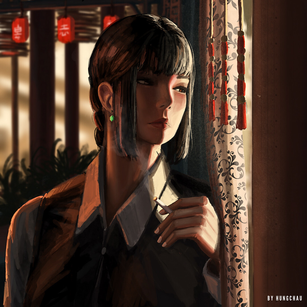 ArtStation - Seek ! Looking for a target ( inspired by GUWEIZ )