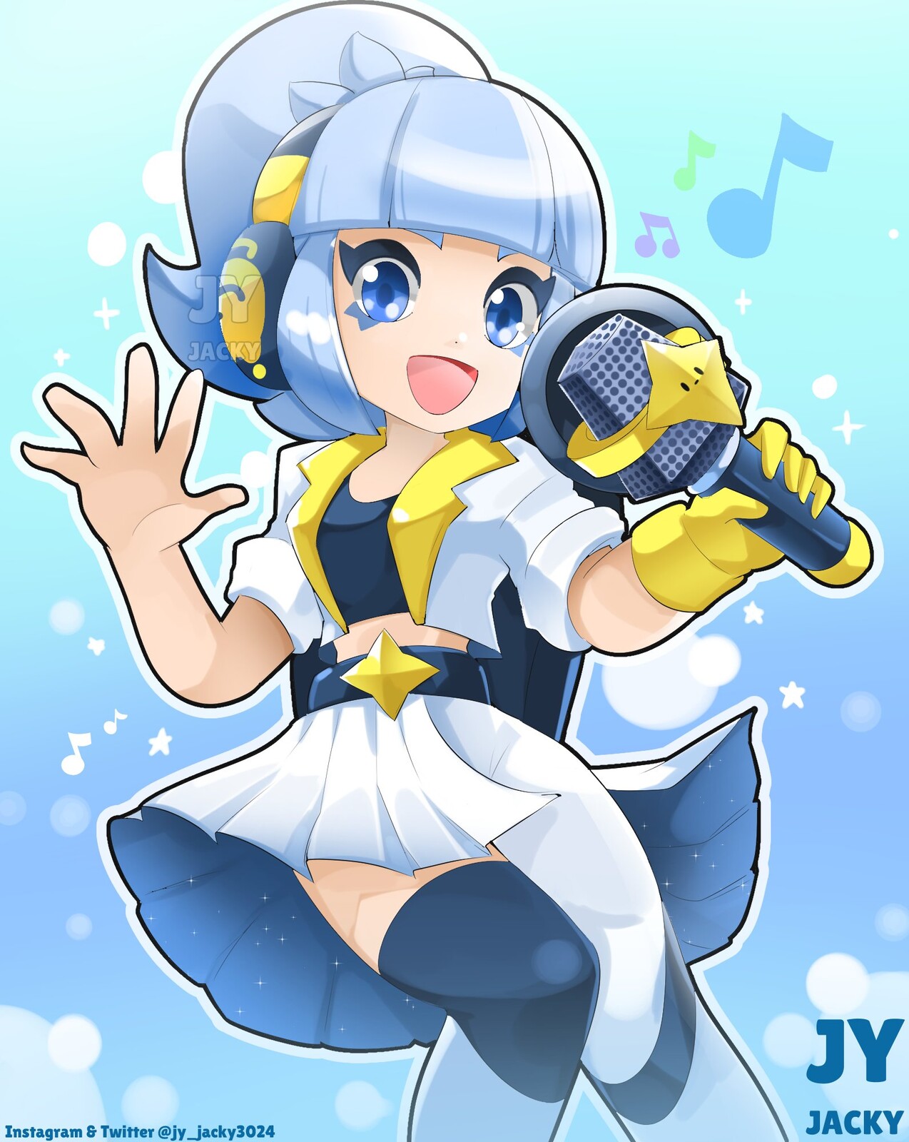 Jacky Yang - PopStar Janet fanart :3 🎵🎶🎵🎶