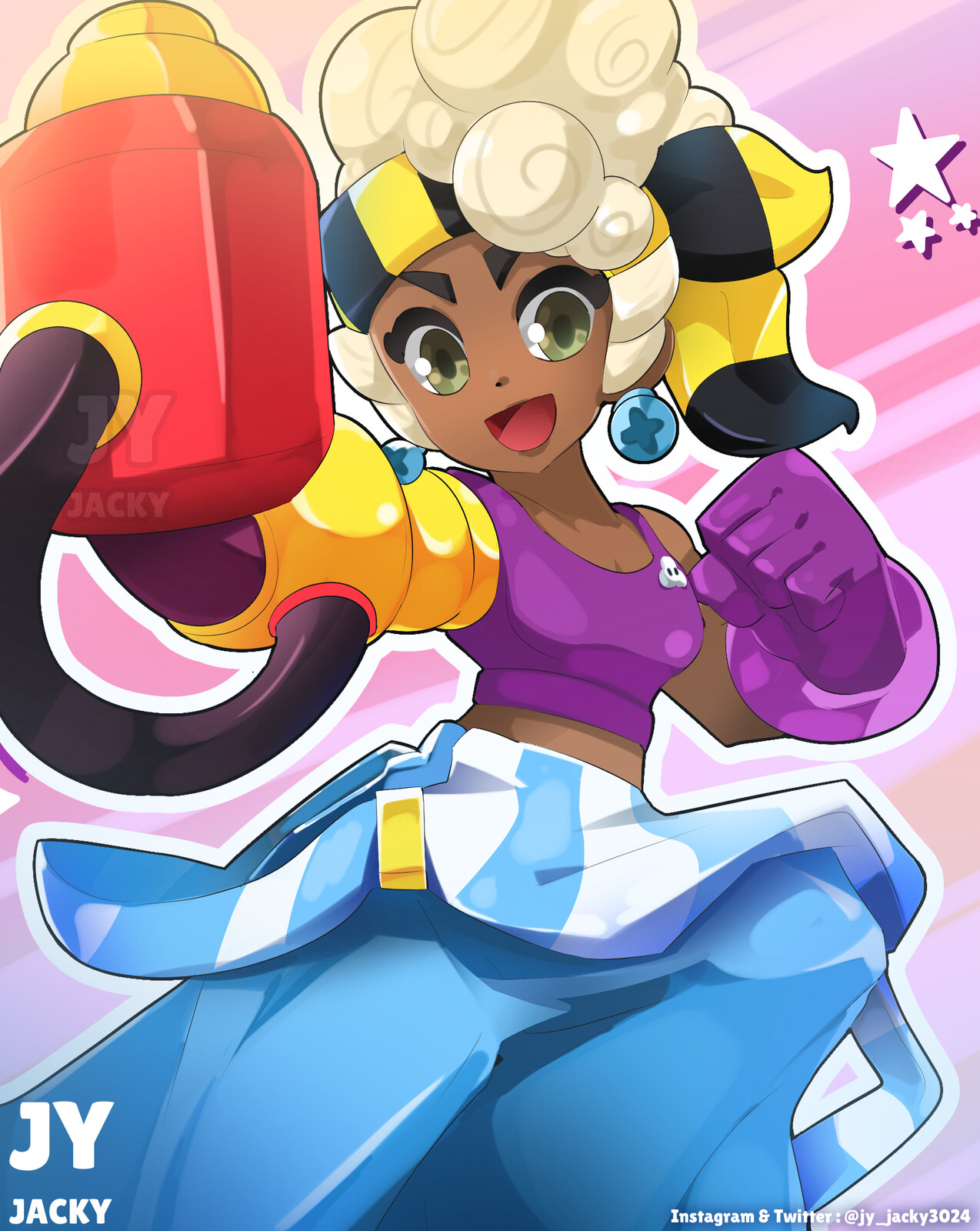 Jacky Yang - Brawl stars new Brawler Maisie