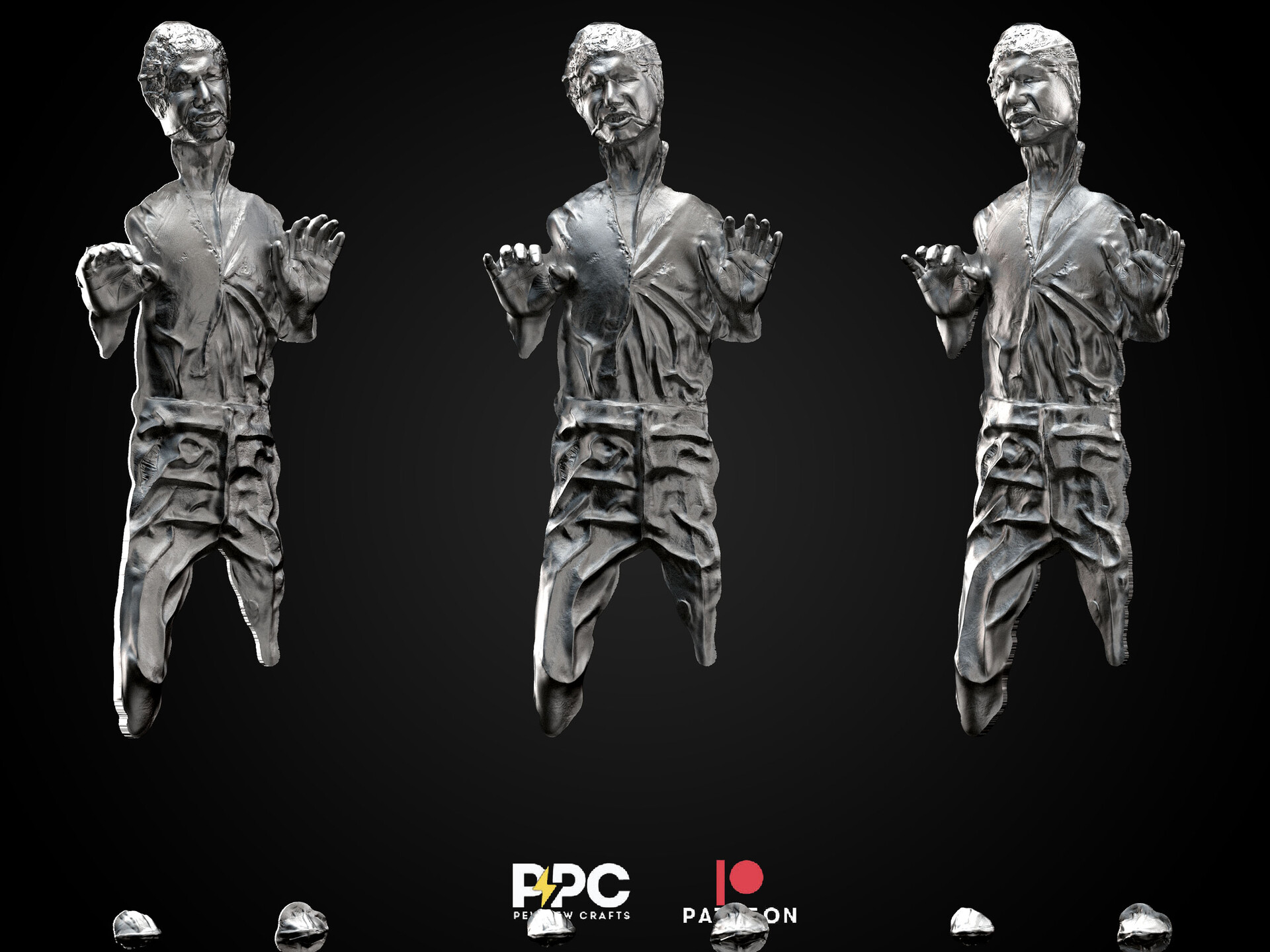 ArtStation - Han Solo In carbonite