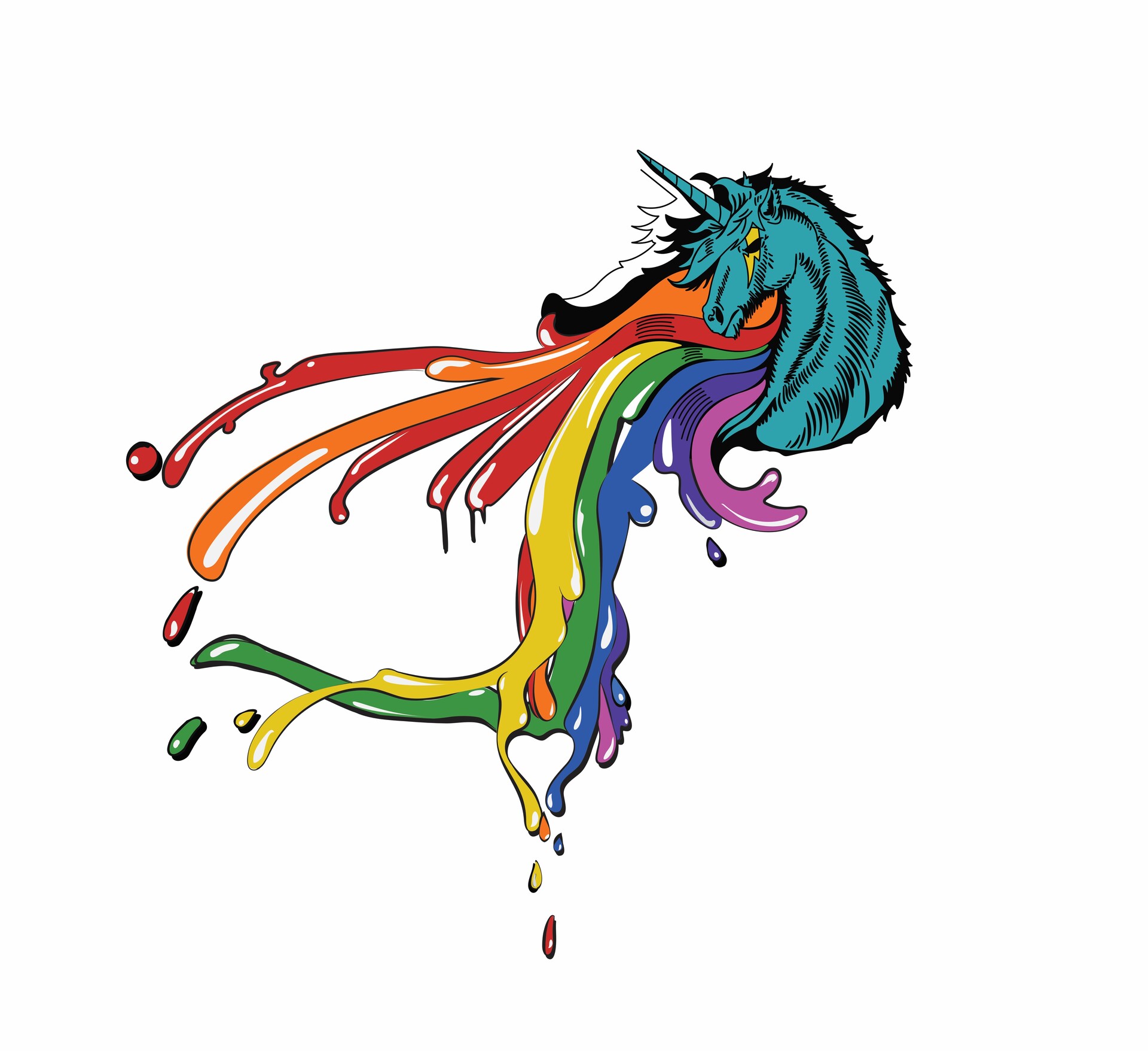 Unicorn Vomit Rainbow