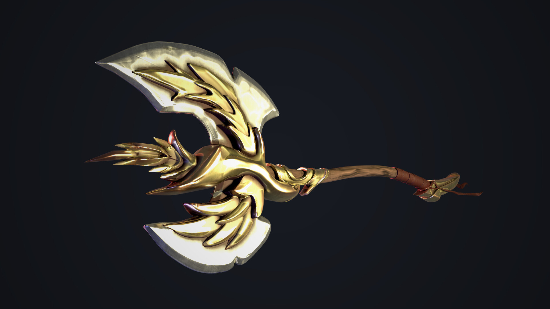 Jose Miguel Vallejo - 3d Model of an axe (concept art by ROOM & STUDIO)