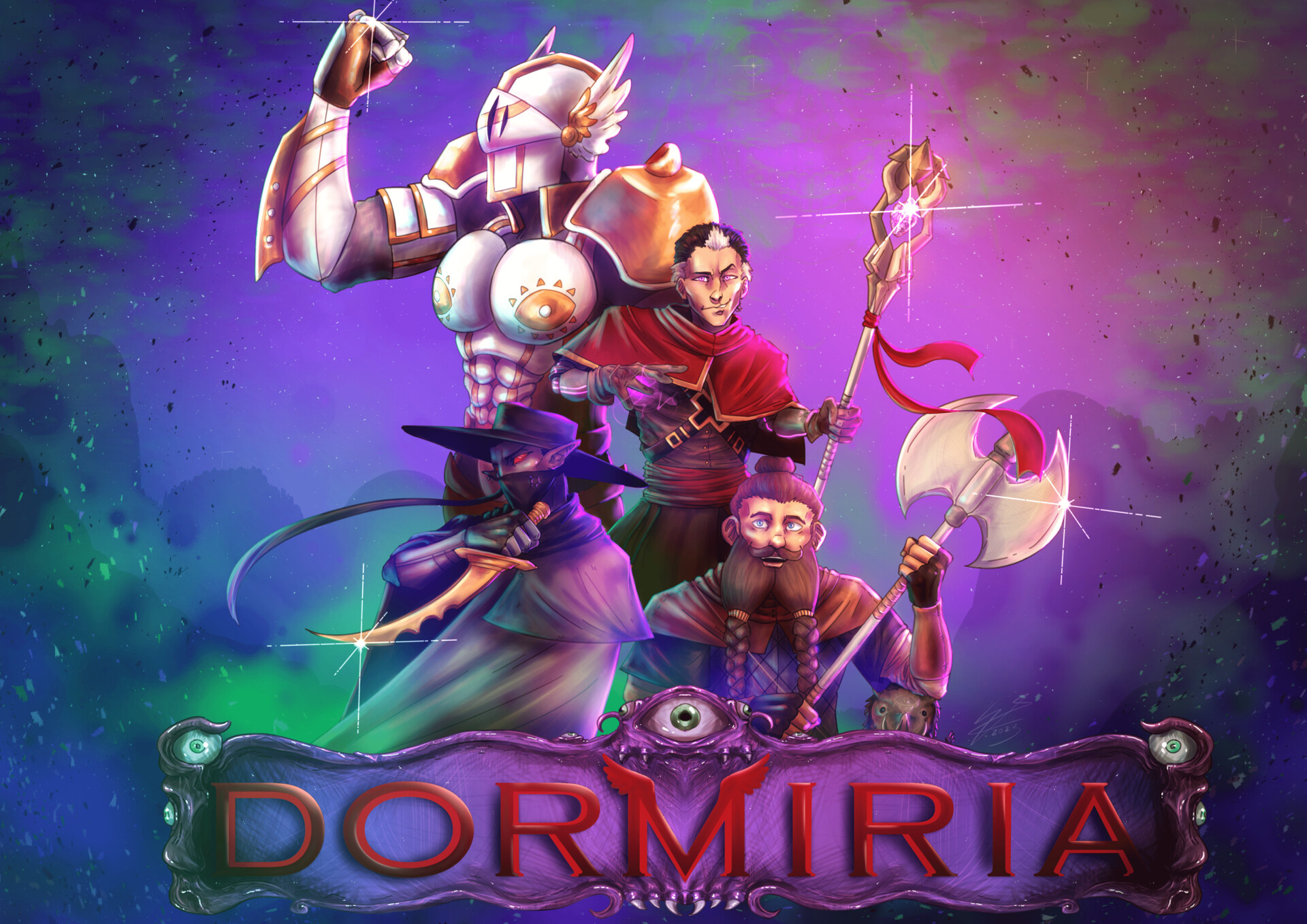 ArtStation - Domiria - Dungeons & Dragons Party