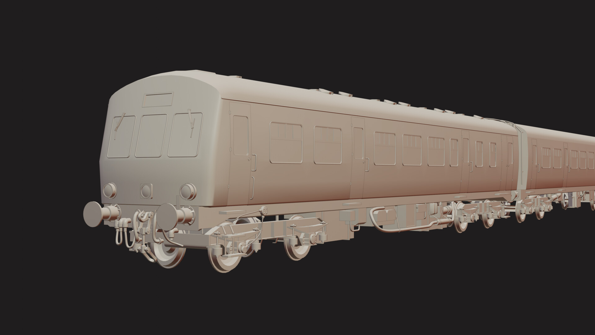 ArtStation - British Rail Class 101 DMU.