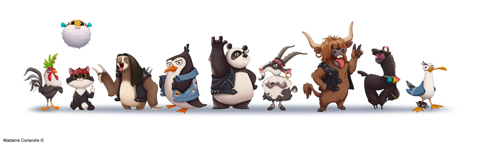 ArtStation - Heavy Metal Animals