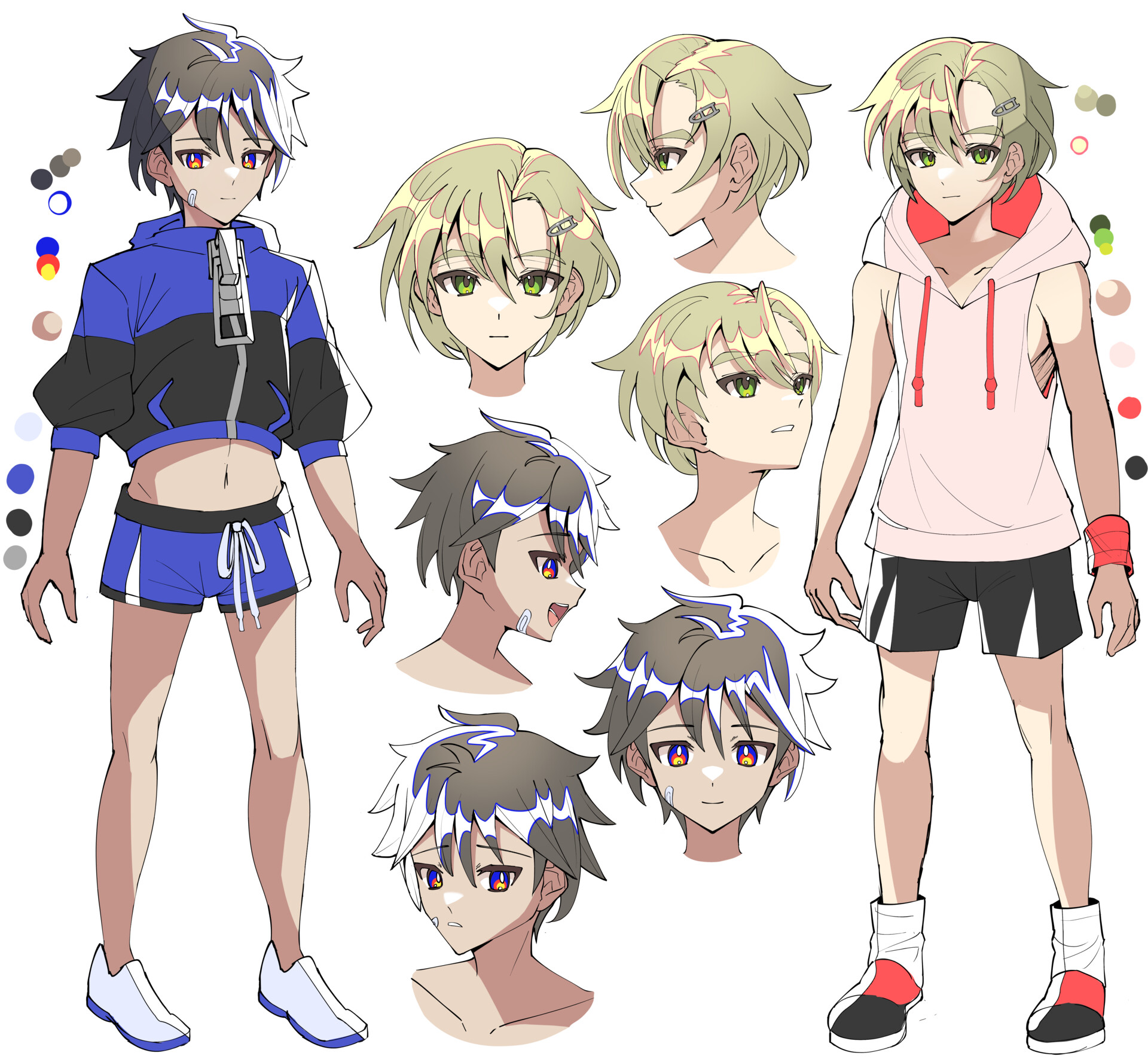 ArtStation - Character Ref Sheet (test style)