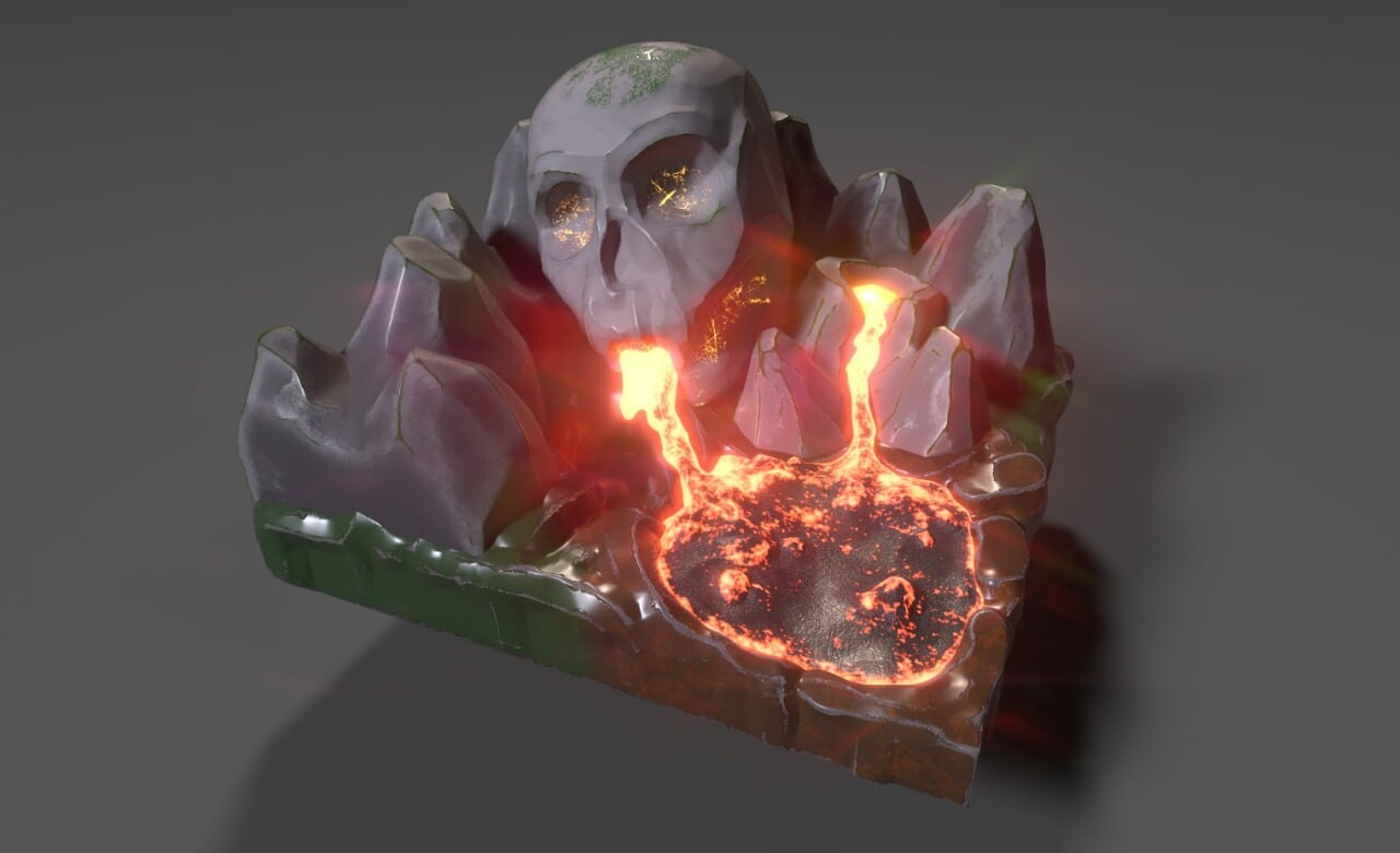 ArtStation - The Mystery Skull