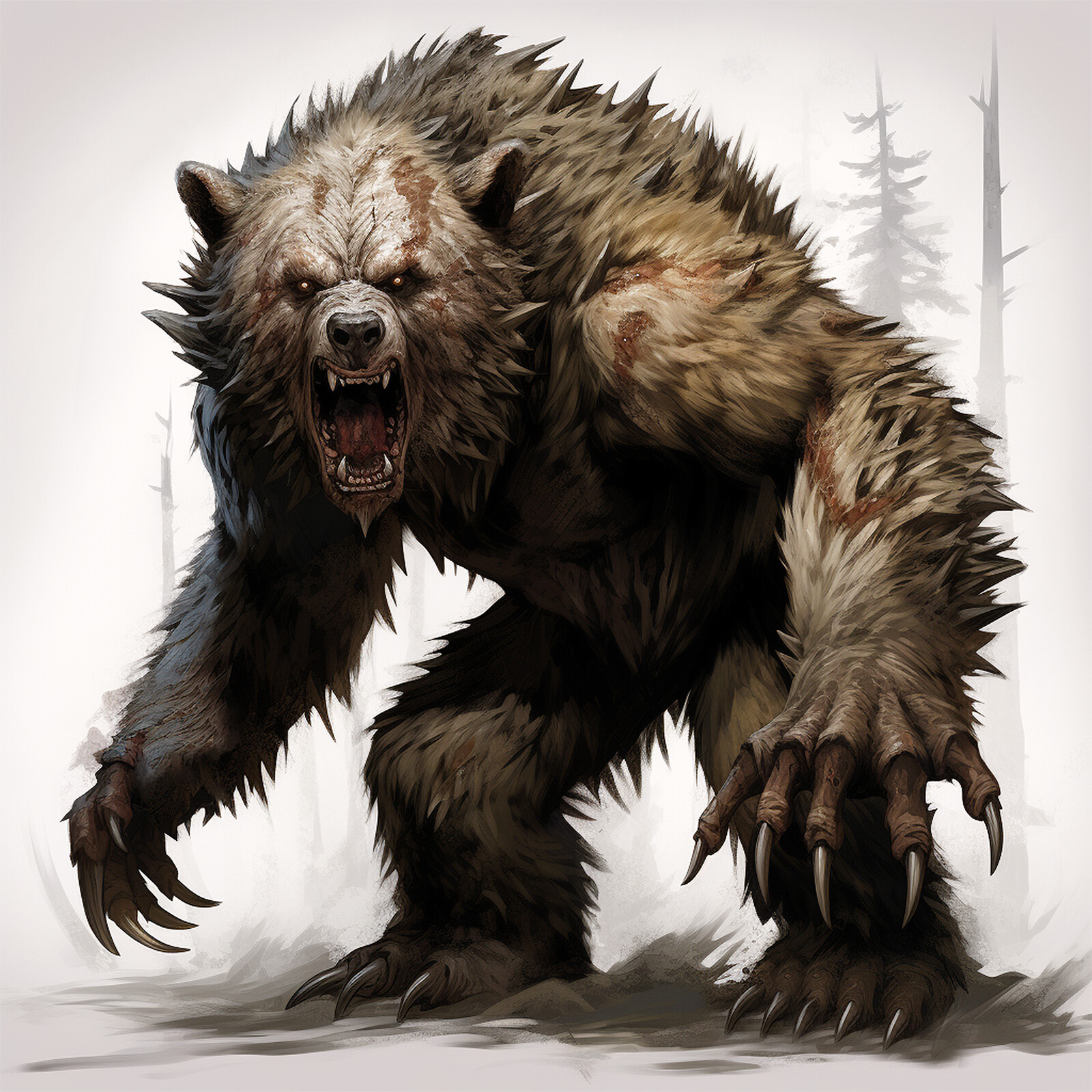 NordicForge - Battle-Scarred Werebear (Concept Art)