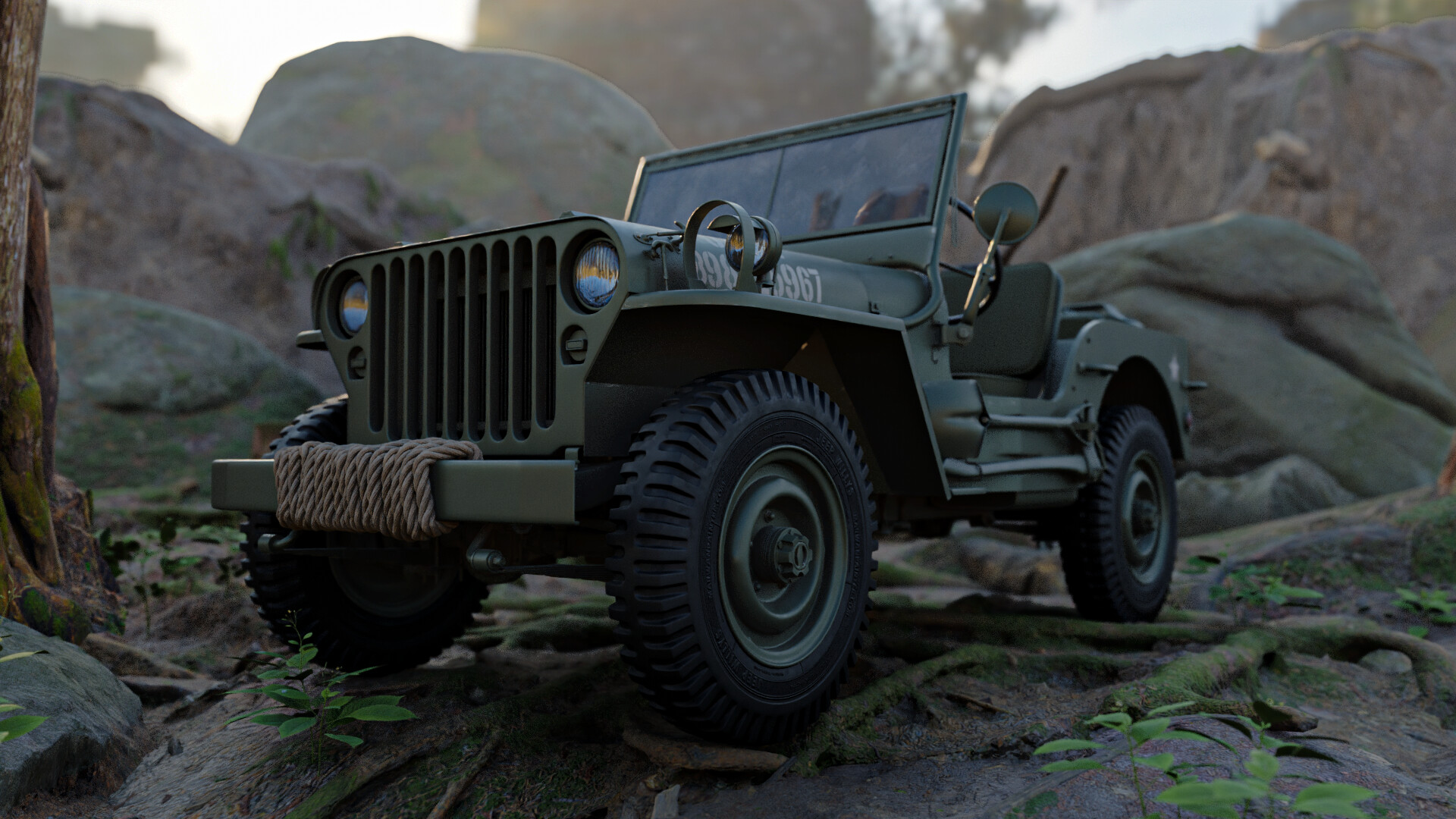 ArtStation - Jeep Willy WW2