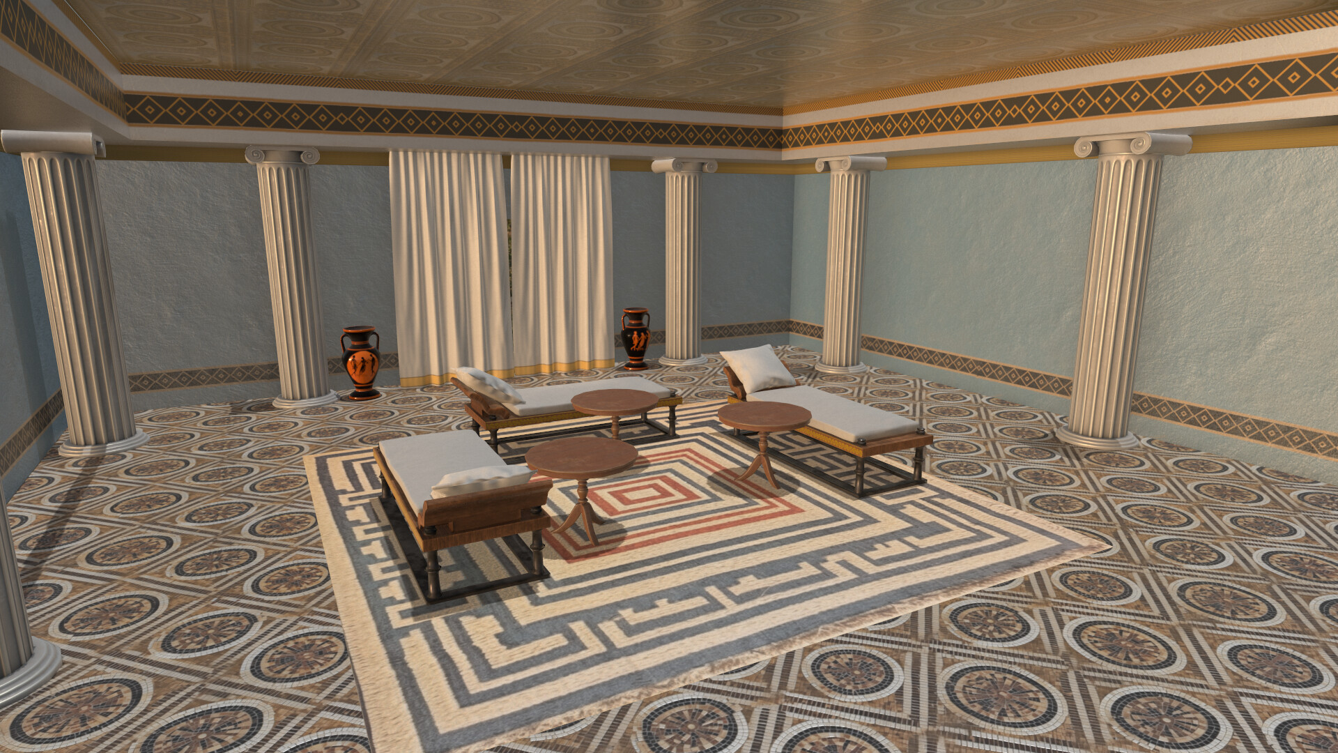 ArtStation - Antic style room