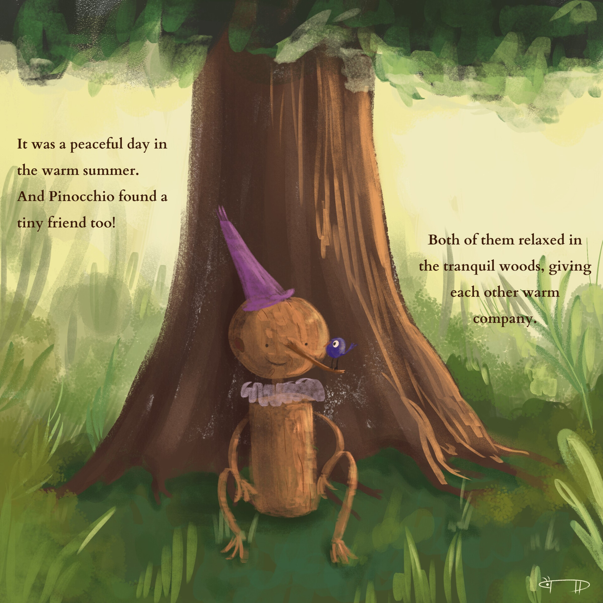 ArtStation - Pinocchio and his Tiny friend