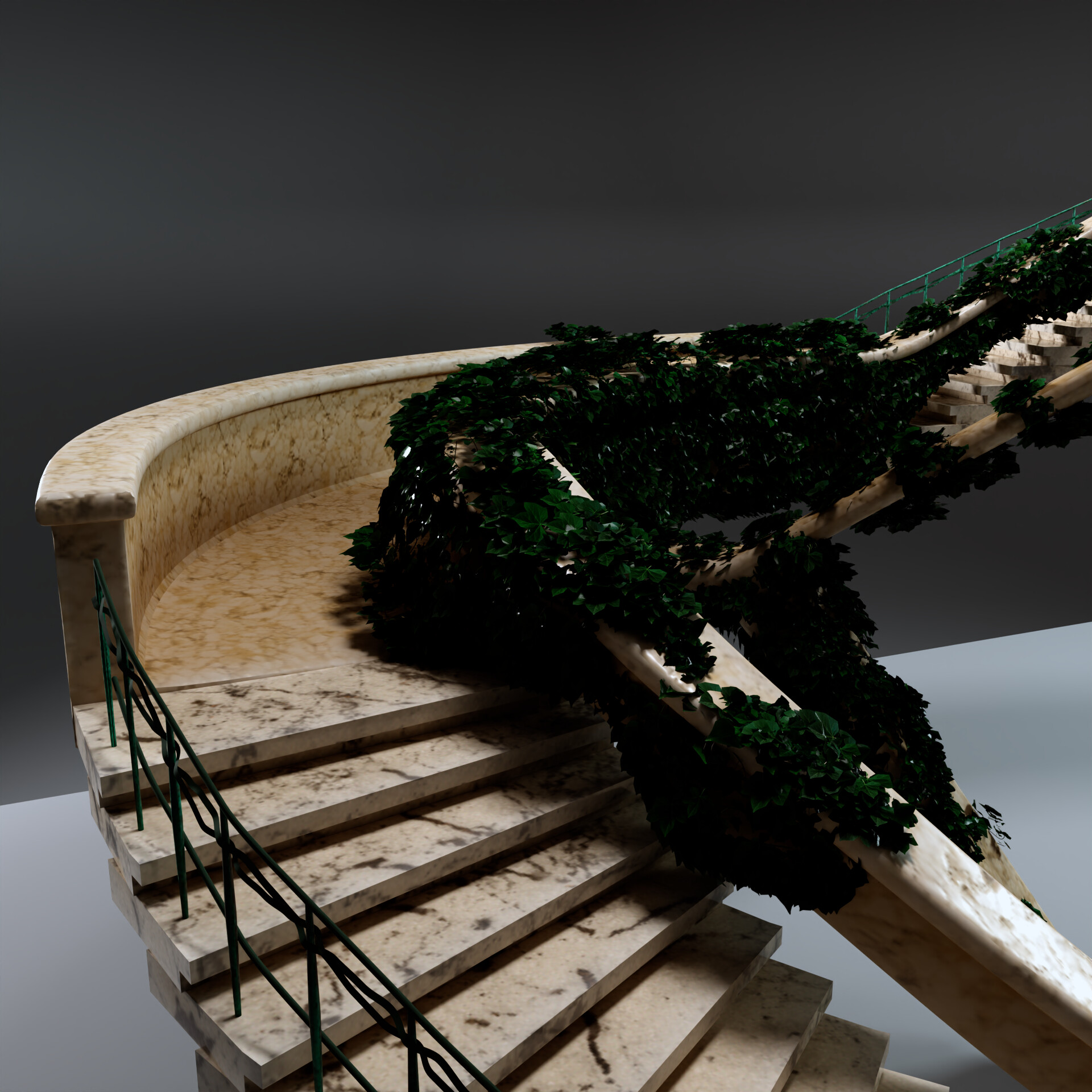 ArtStation - Stone stairs