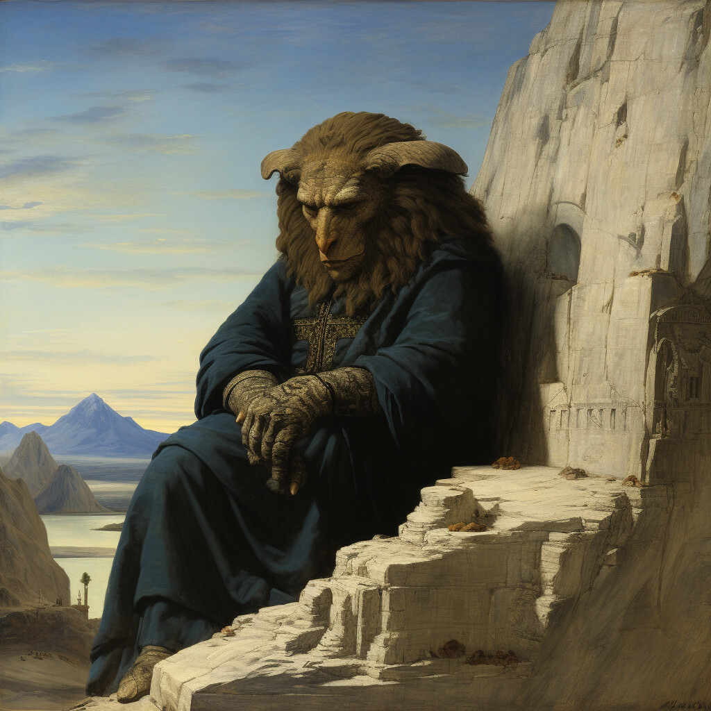 ArtStation - The Lion and The Riddle