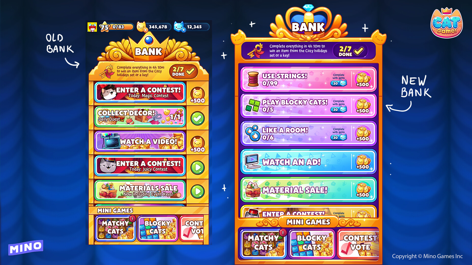 Meela dos Anjos - Bank Screen Re-Vamp [MINO GAMES]