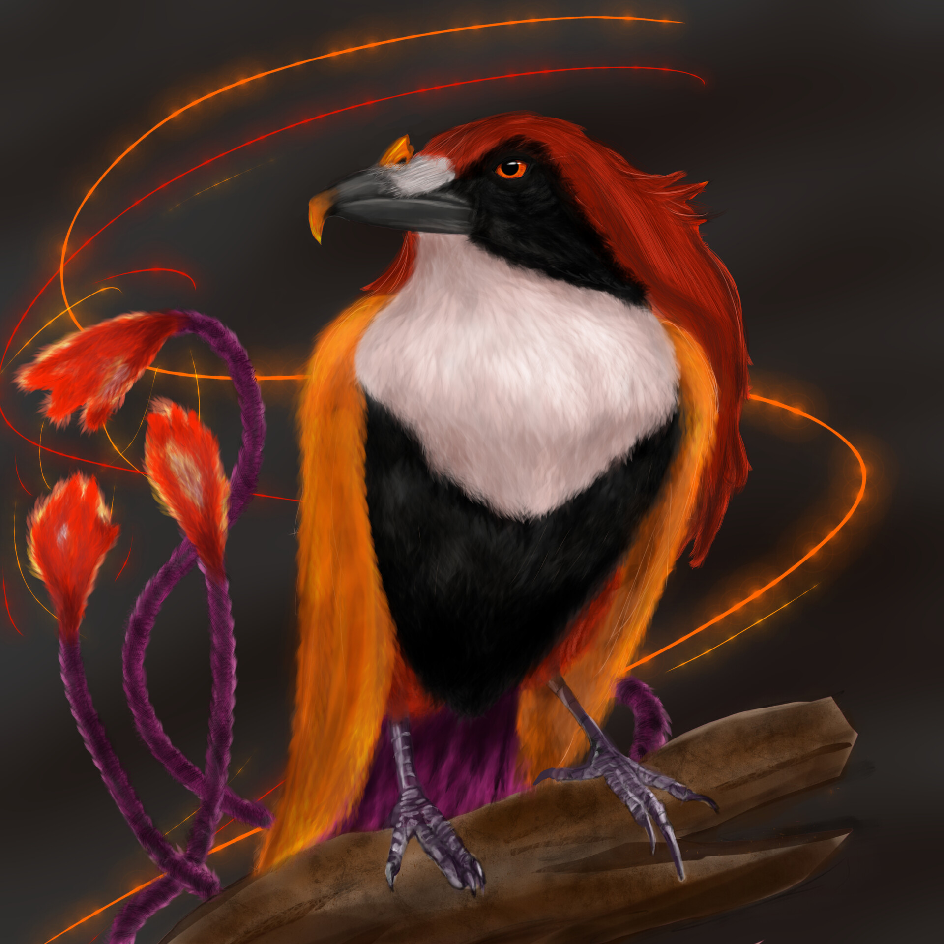 ArtStation - Creature RED based on pallet coulor