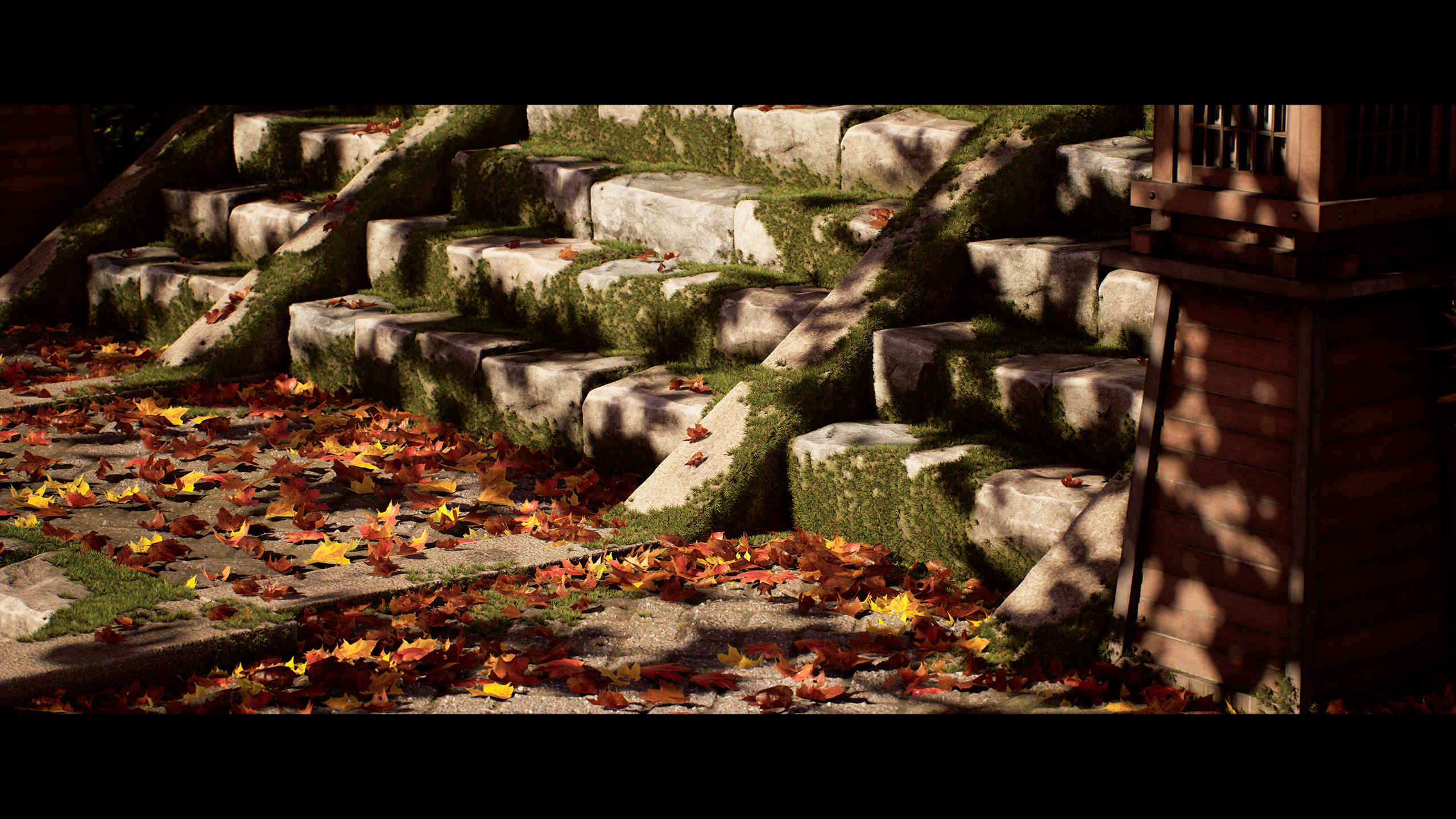 FastTrackTutorials - Japanese Temple Environment - Tutorial End Result