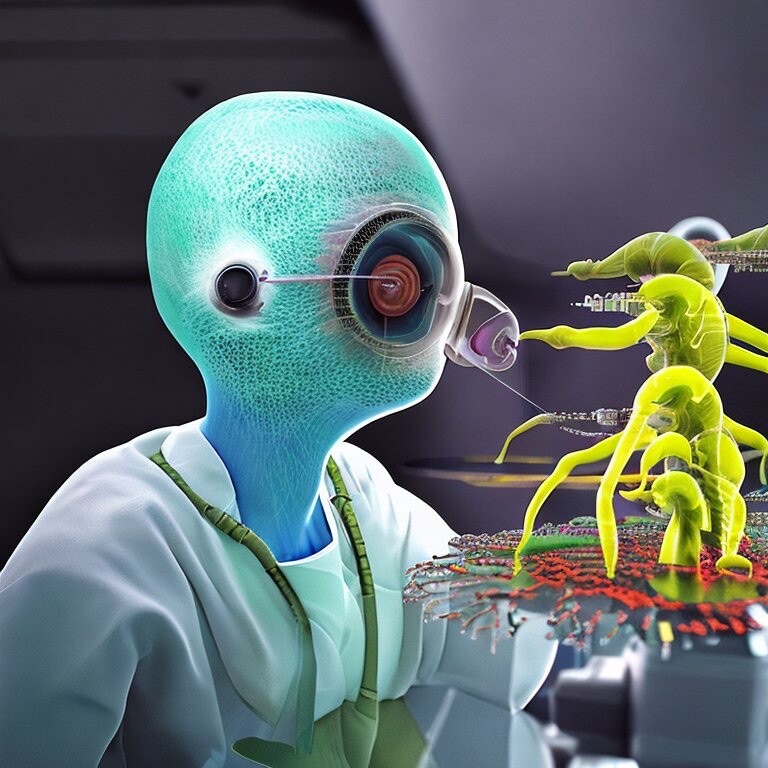 ArtStation - Microbiology Laboratory via IA stable diffusion