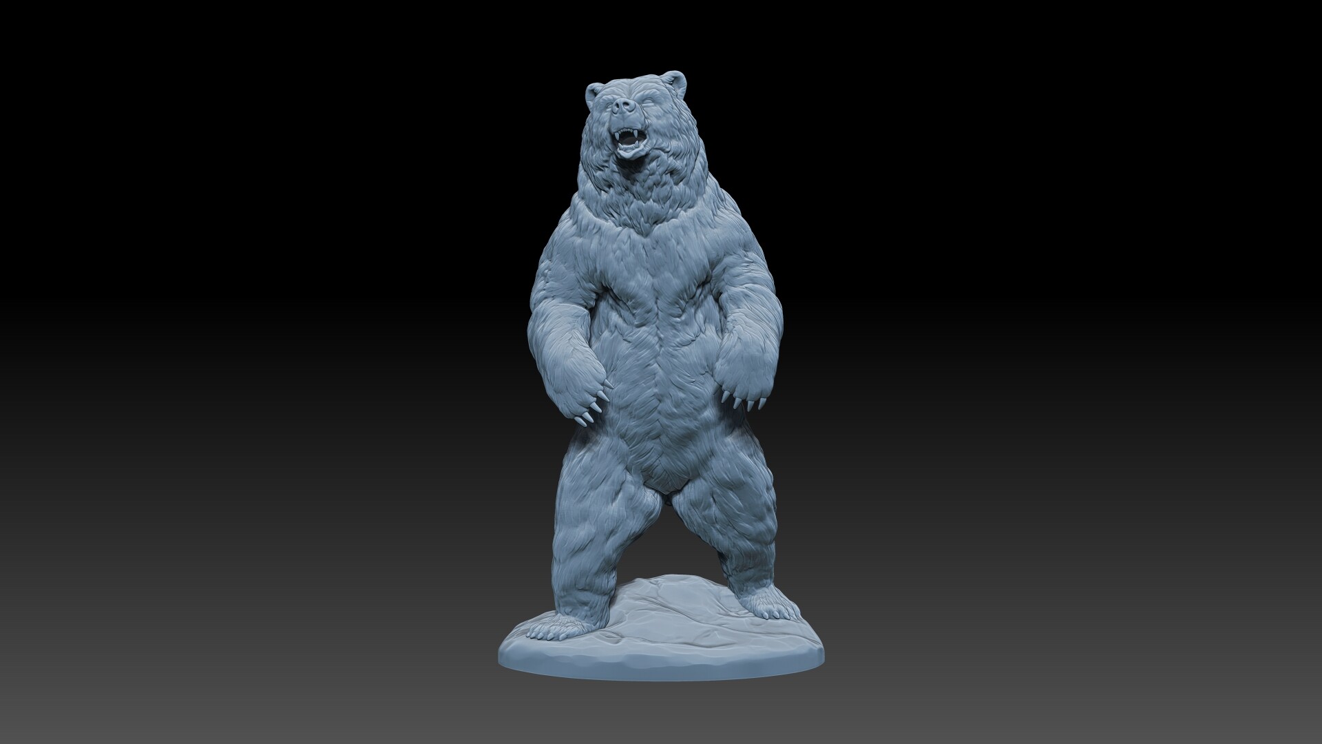 ArtStation - Bear Statue For 3d Print