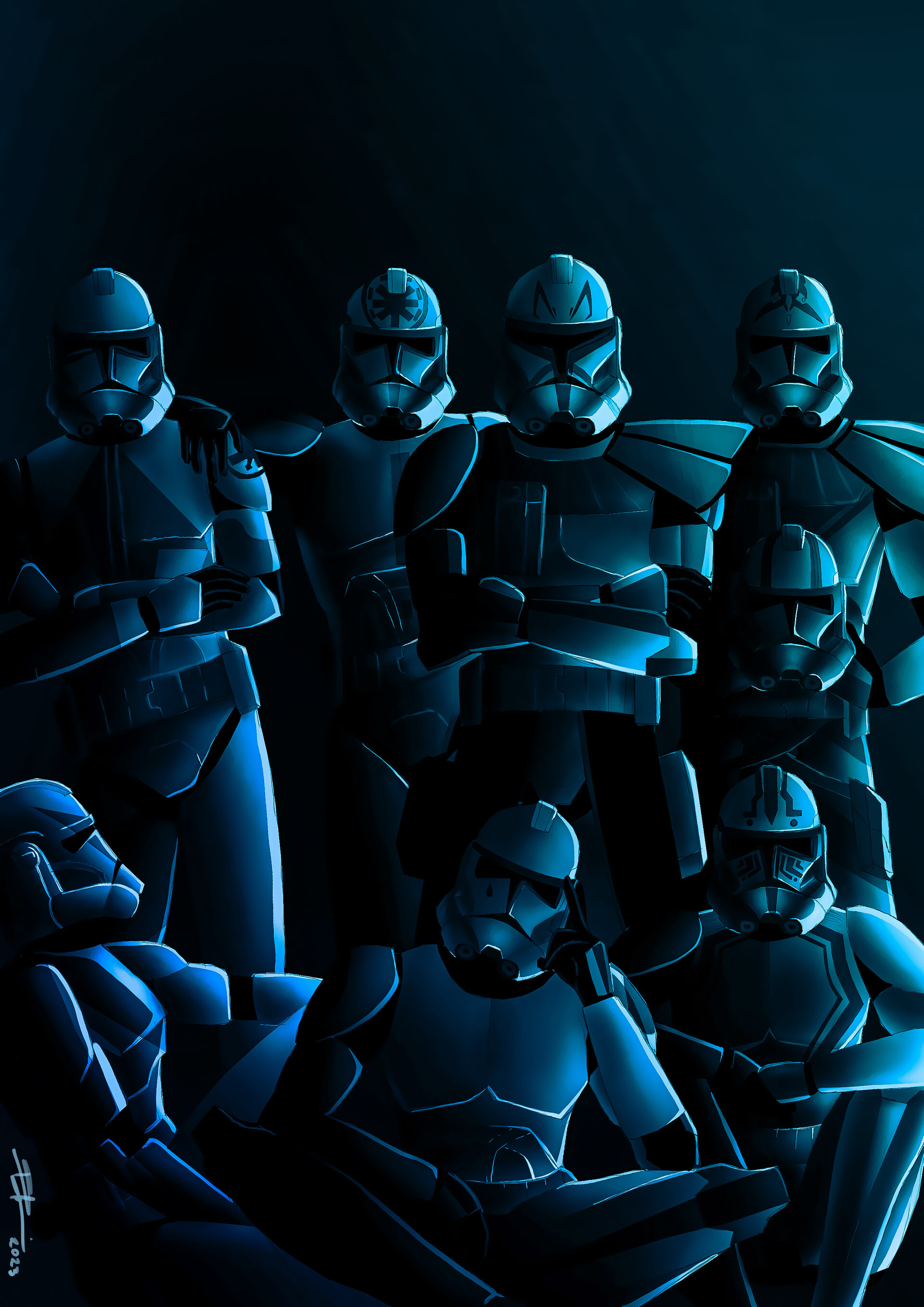 ArtStation - Clone Wars illustration