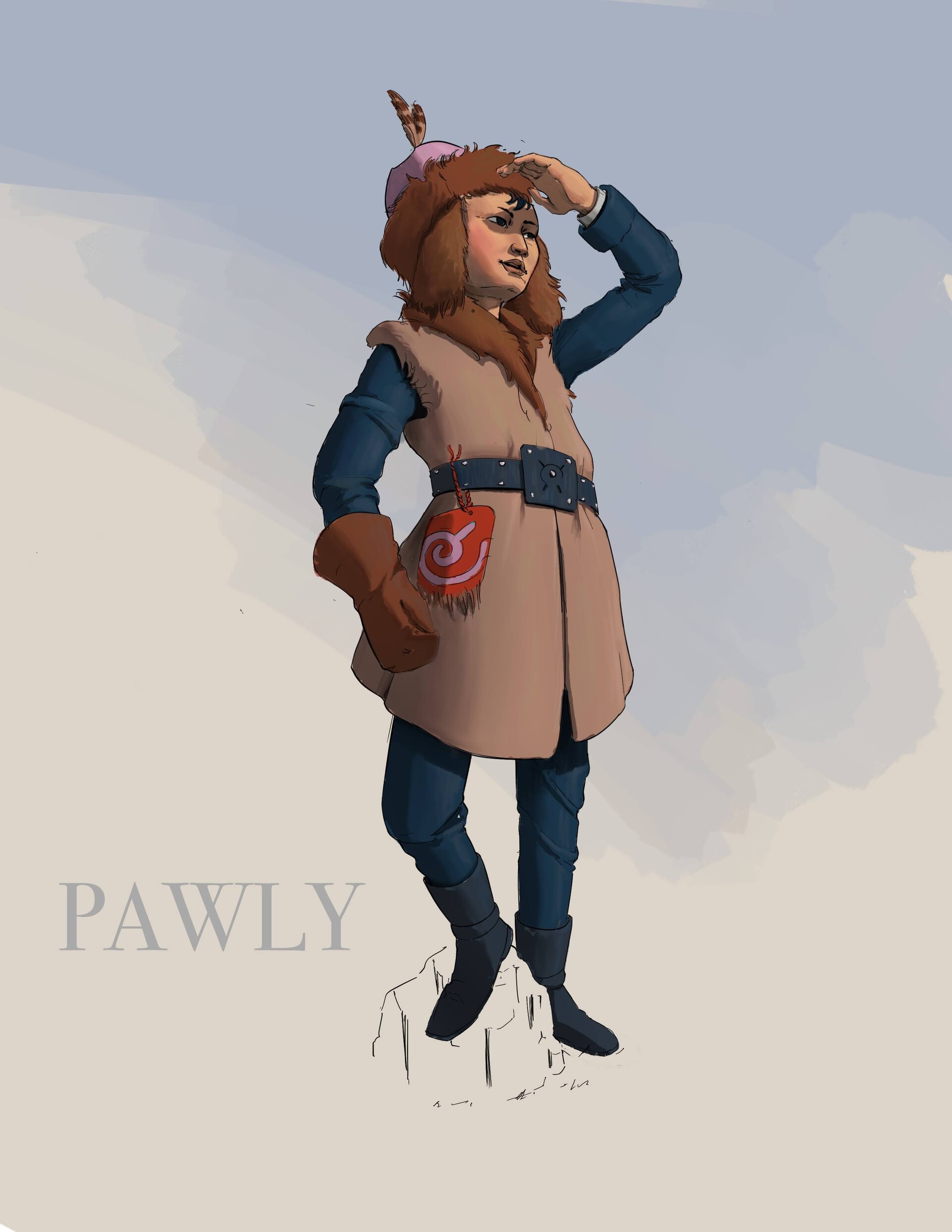 ArtStation - Pawly - young Kazakh