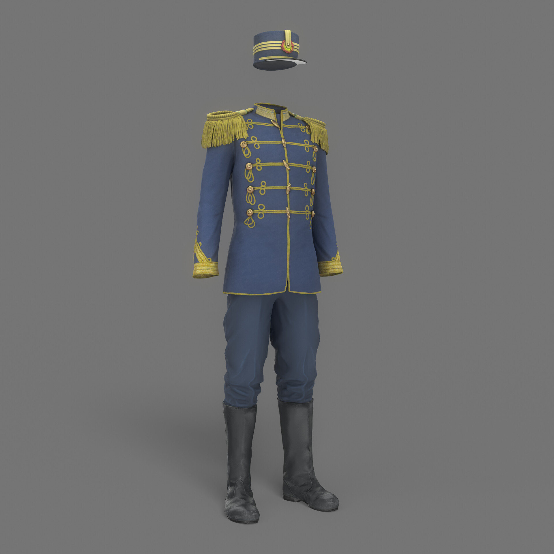 ArtStation - Vintage Military Uniform