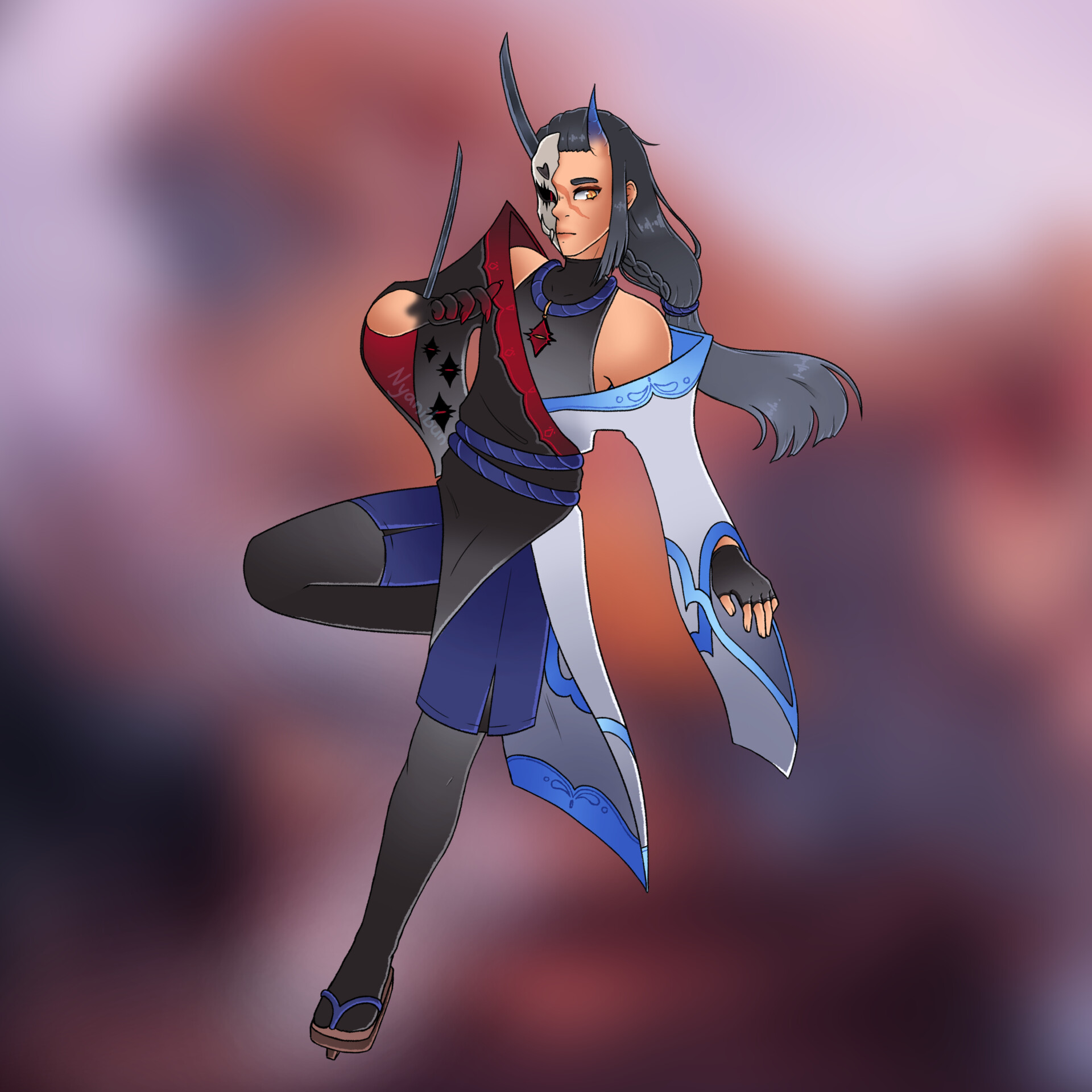 ArtStation - [ OC ] Katana Demon