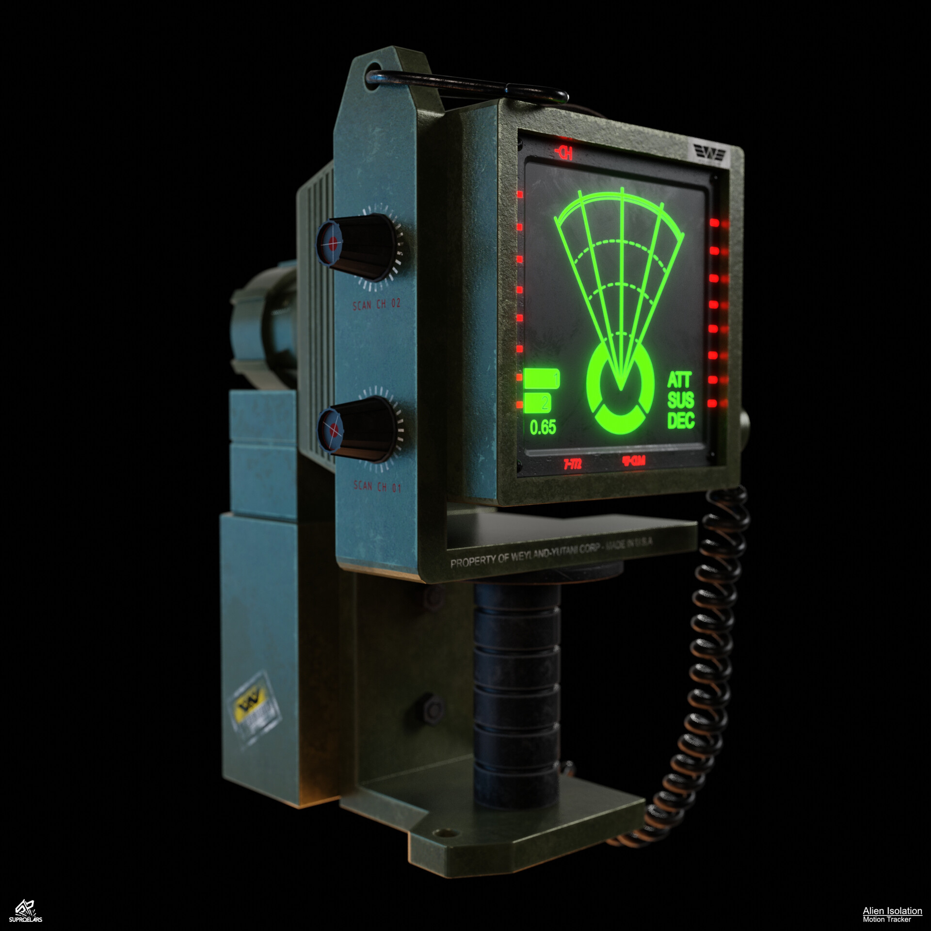 ArtStation - Motion Tracker - Alien Isolation
