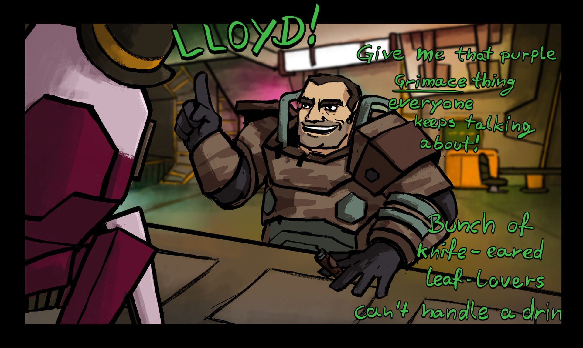 ArtStation - DRG Grimace Shake comic