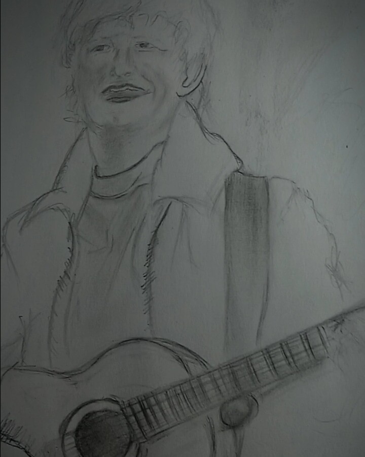 ArtStation - Drawing Ed Sheeran#acrylic #color #colour #portrait ...