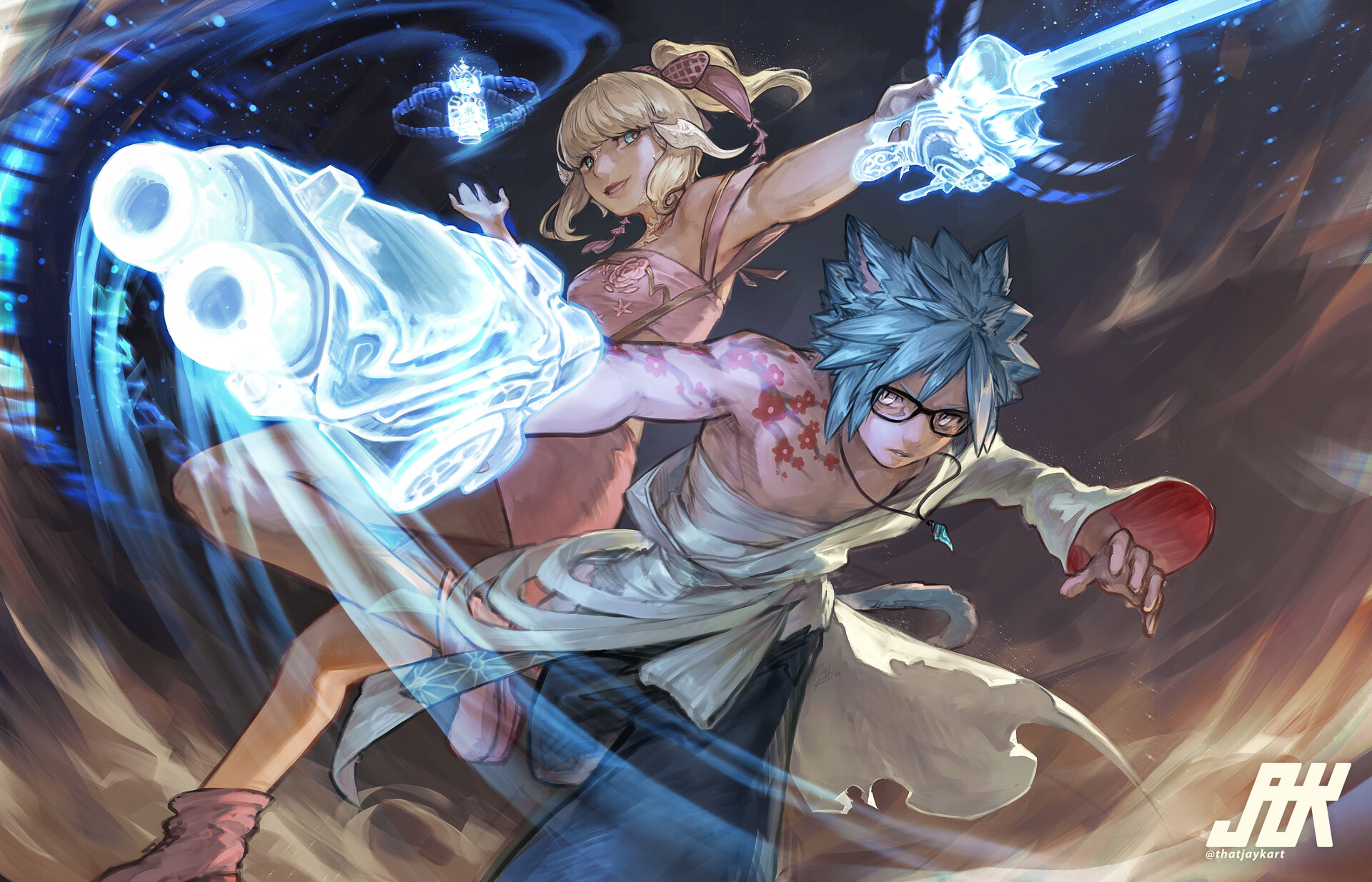 ArtStation - Ultima Couple (FFXIV Commission)