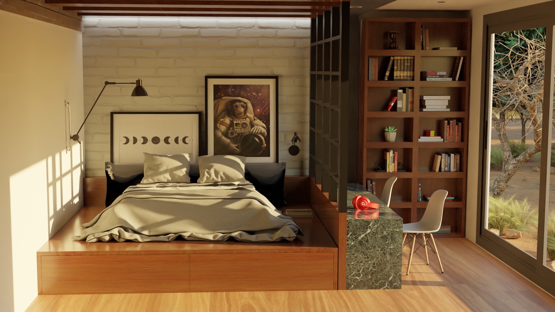 ArtStation - Attempt at a realistic room