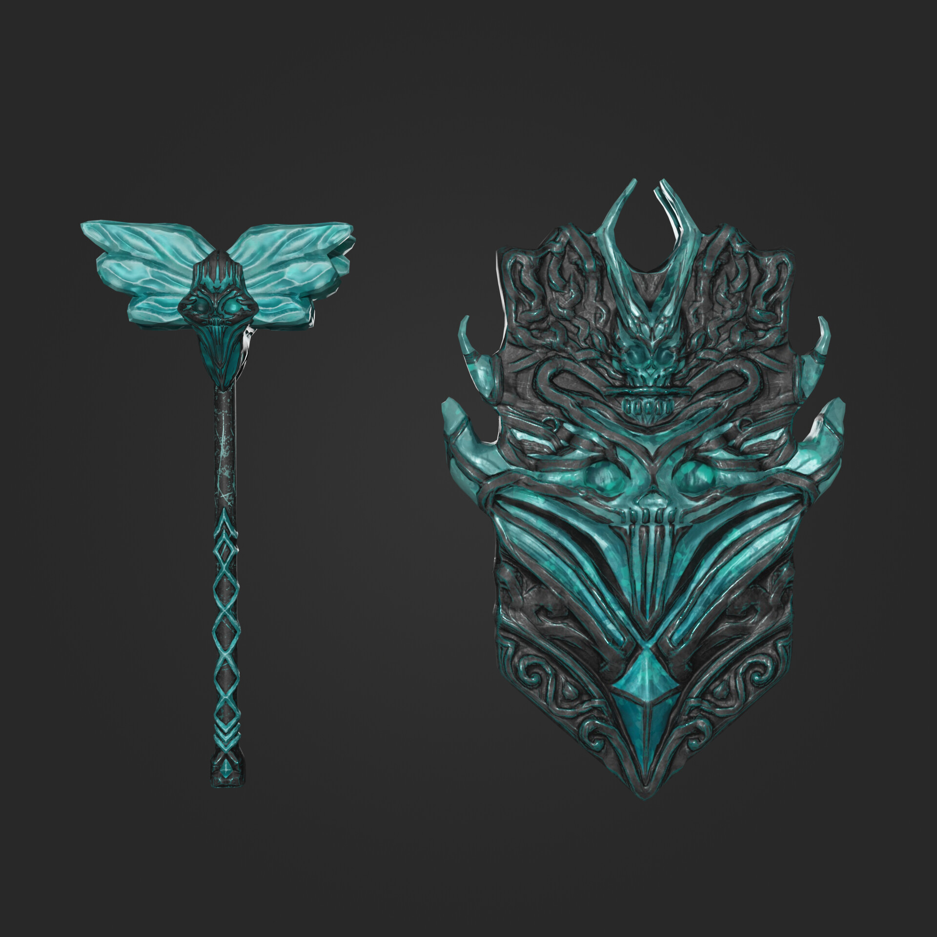 ArtStation - Death Melody and Soul Dissolver