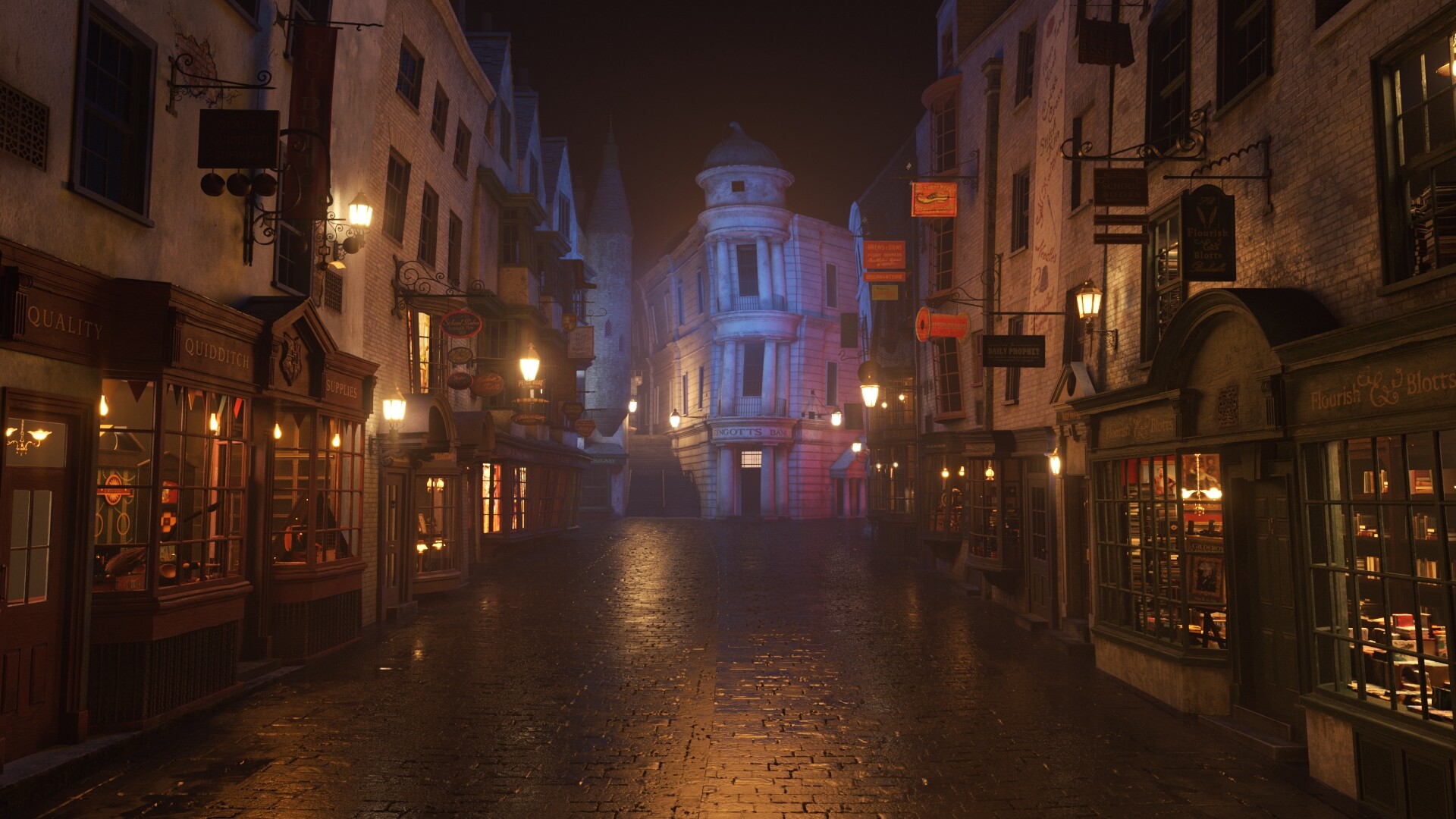 ArtStation - Diagon Alley