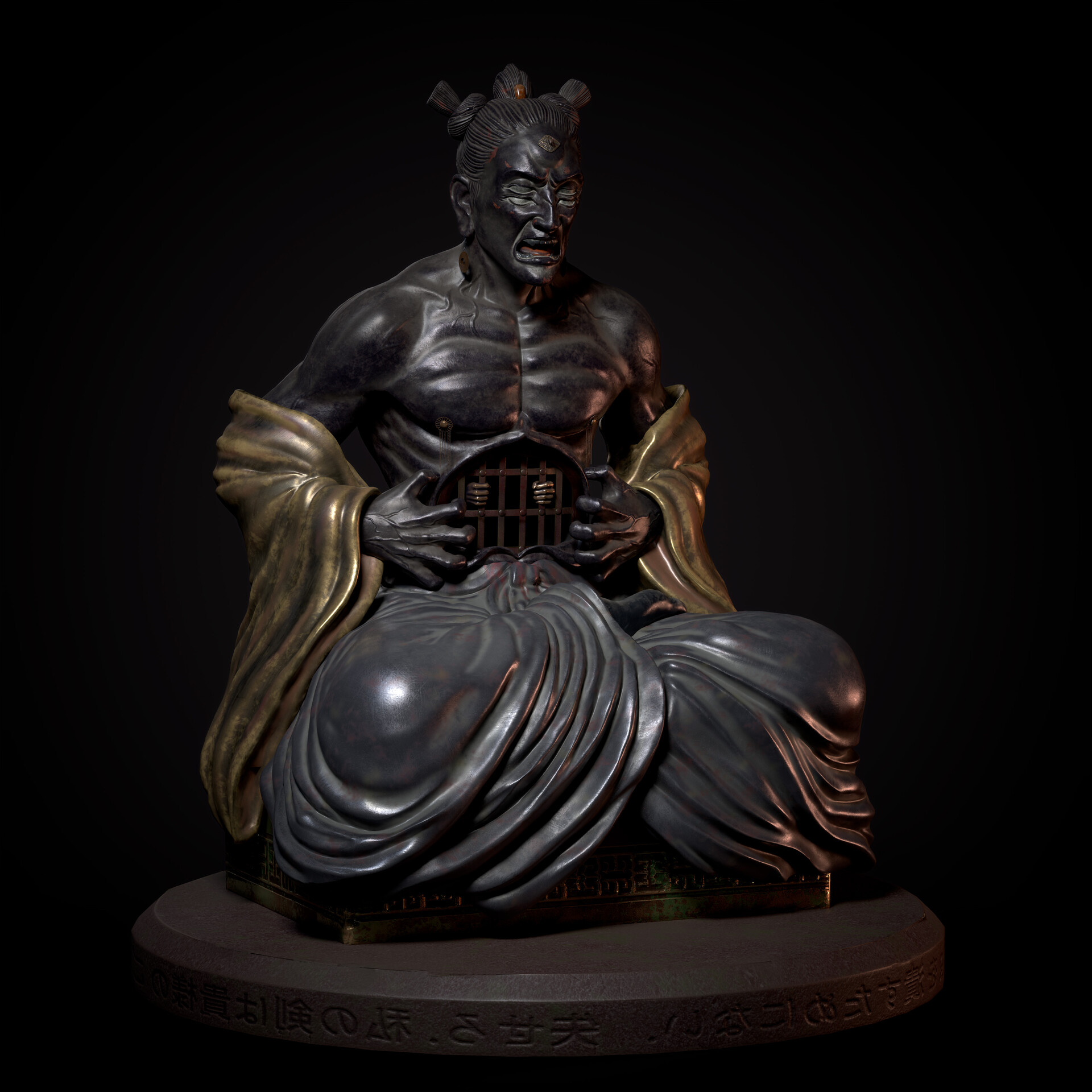 Japanese Demon Statues
