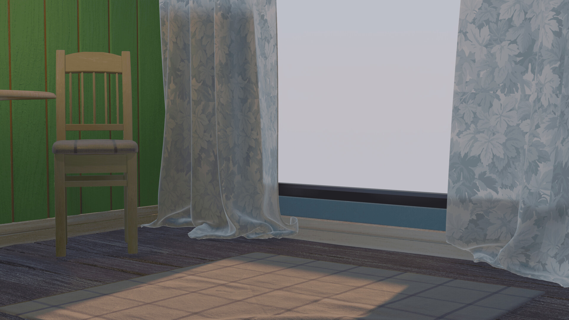 ArtStation - 3D model of a detailed room